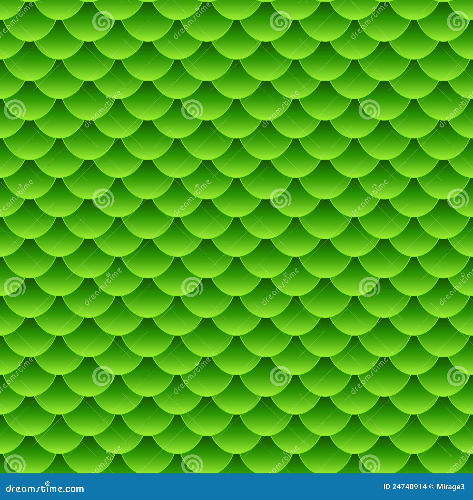 Seamless Small Green Fish Scale Pattern Stock Vector - Illustration of ...