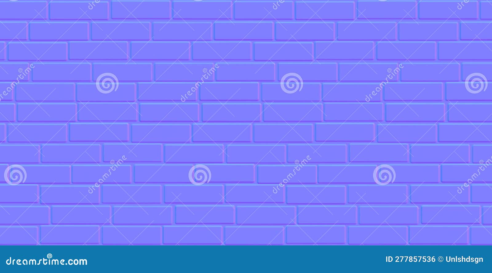 Seamless Smooth Embossed Subway Brick or Tile Wall Normal Map ...
