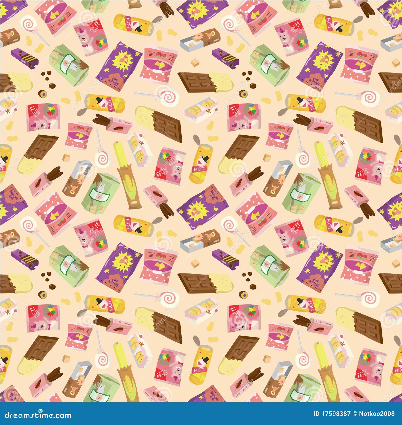 Snacks Pattern Stock Illustrations – 3,150 Snacks Pattern Stock ...