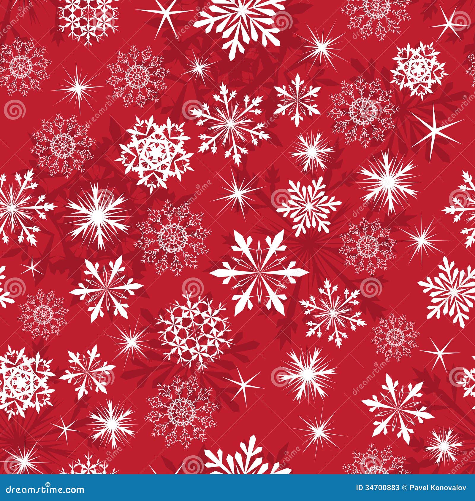 Seamless Snowflake Patterns Stock Vector - Illustration of icon ...