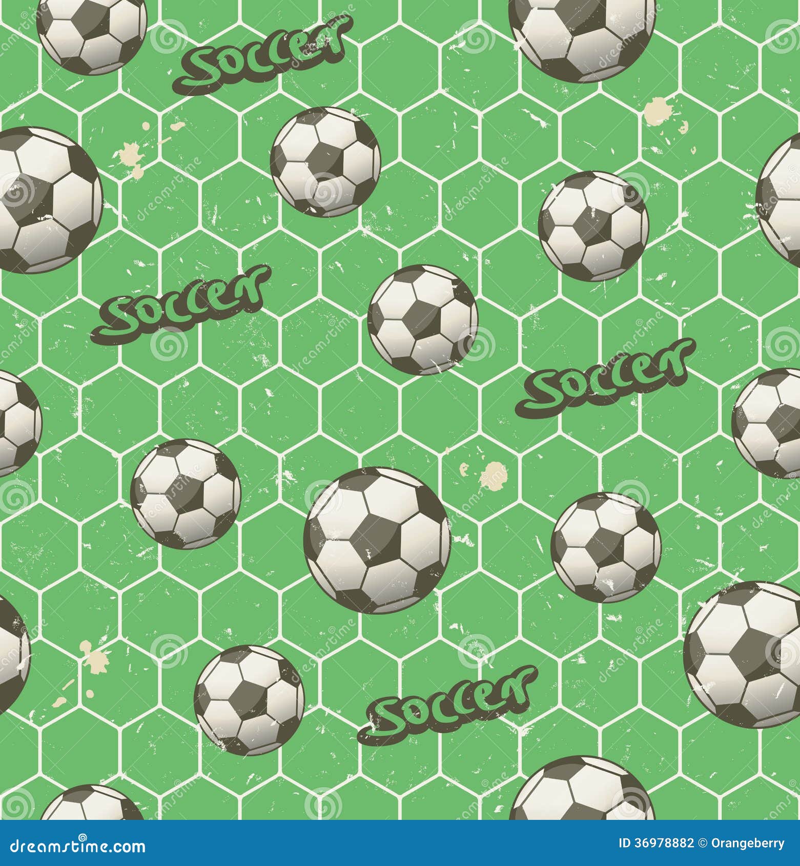 Seamless soccer pattern stock vector. Illustration of competition ...