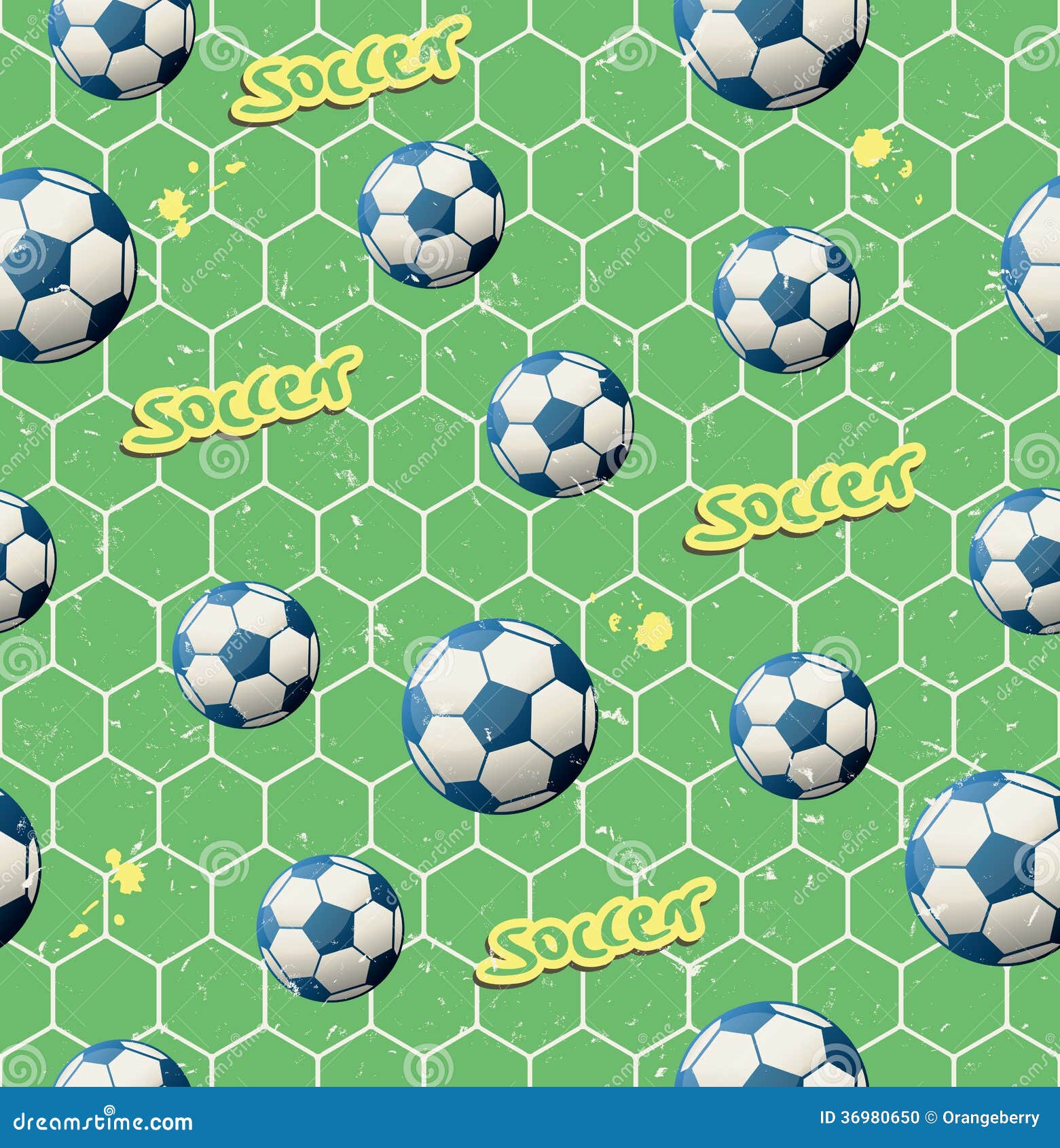 Seamless soccer pattern stock vector. Illustration of competition ...