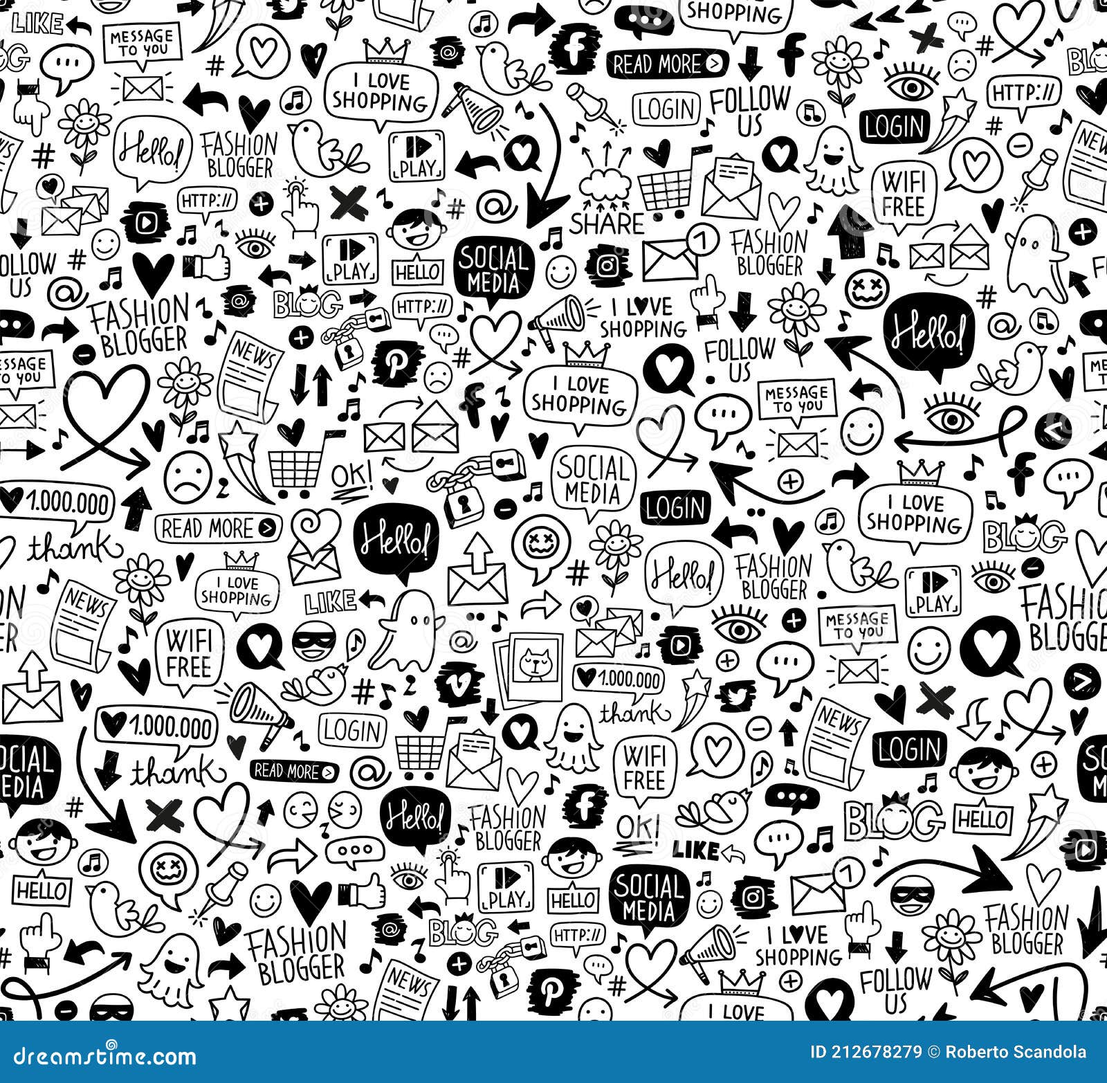 Social Life Of Beetles. Comic Characters Of Insects In Different ...