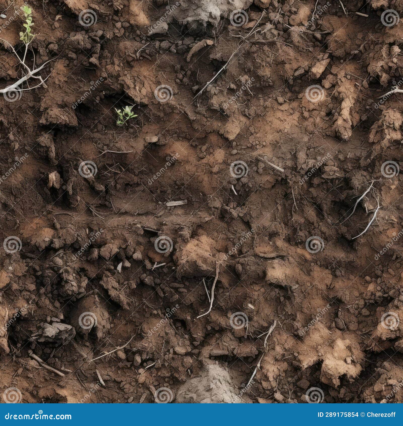 Seamless soil texture stock illustration. Illustration of color - 289175854
