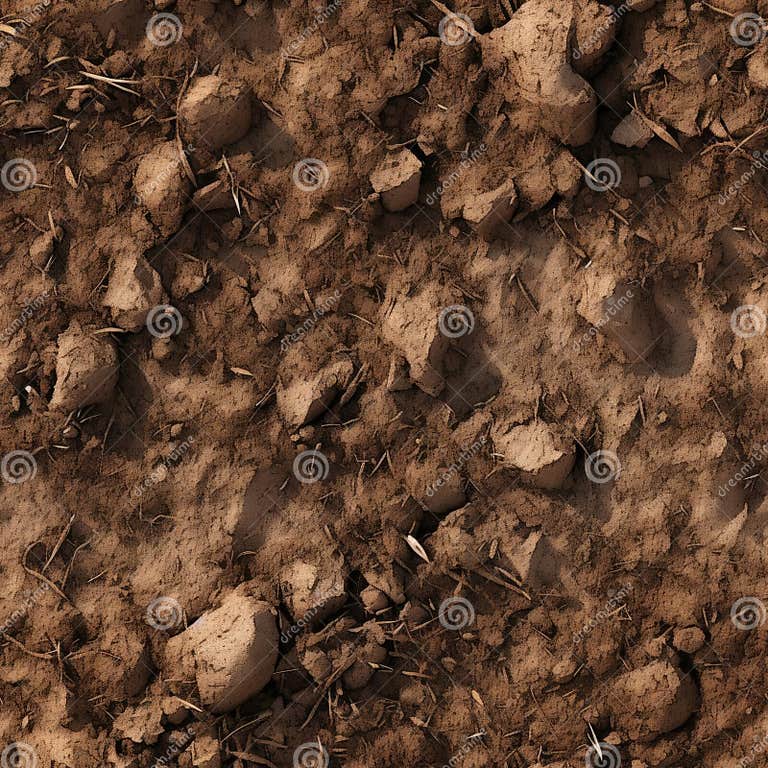 Seamless soil texture stock image. Image of earth, farm - 289470063