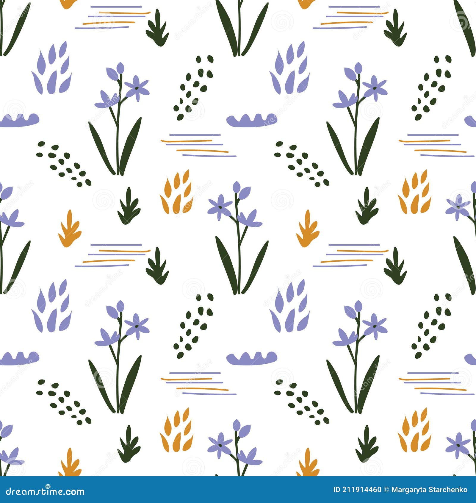 Seamless sping pattern stock vector. Illustration of repeating - 211914460