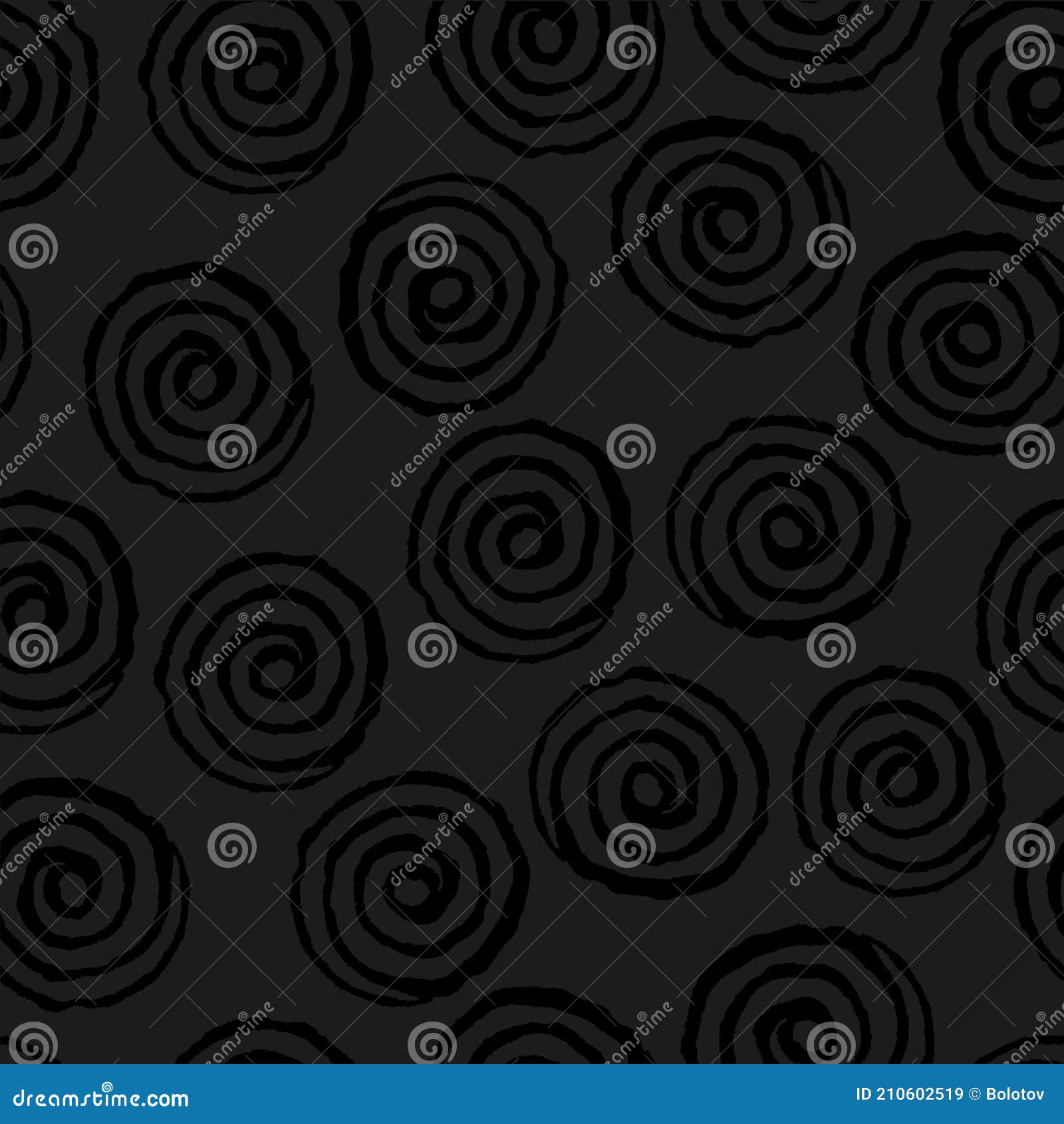 Seamless spiral pattern stock vector. Illustration of spiral - 210602519