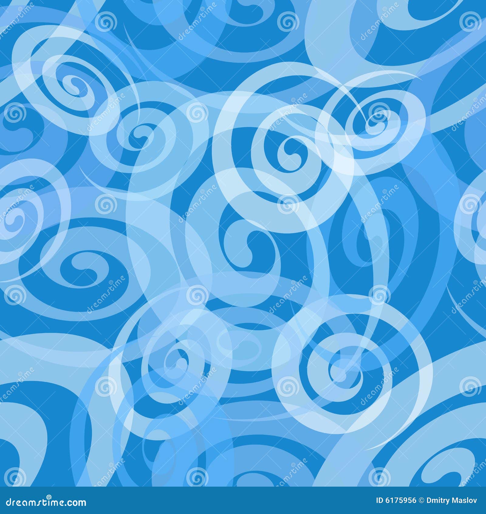 Seamless Spiral Pattern Vector Illustration | CartoonDealer.com #23023000