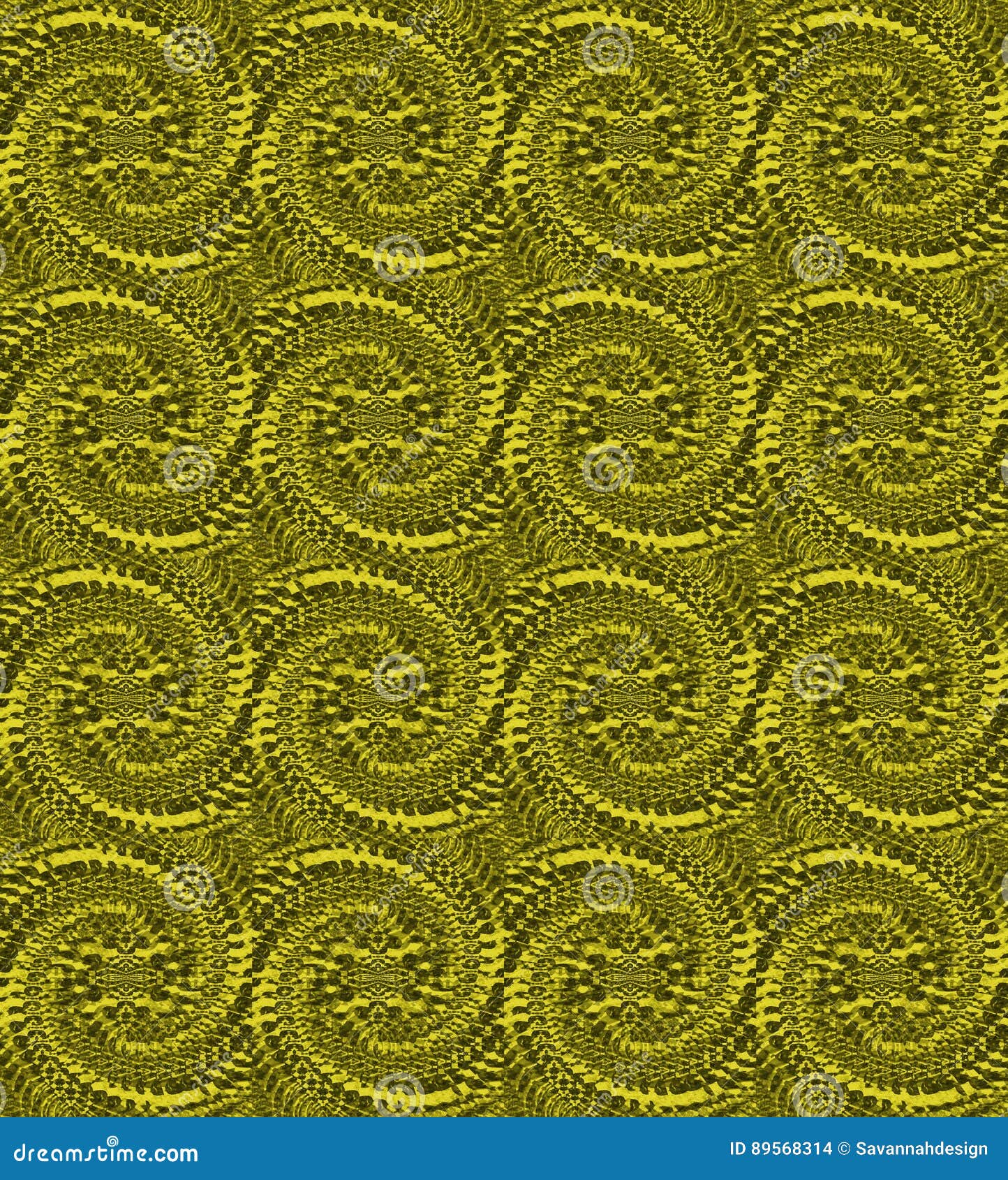 Seamless Spiral Pattern Green Stock Illustration - Illustration of ...