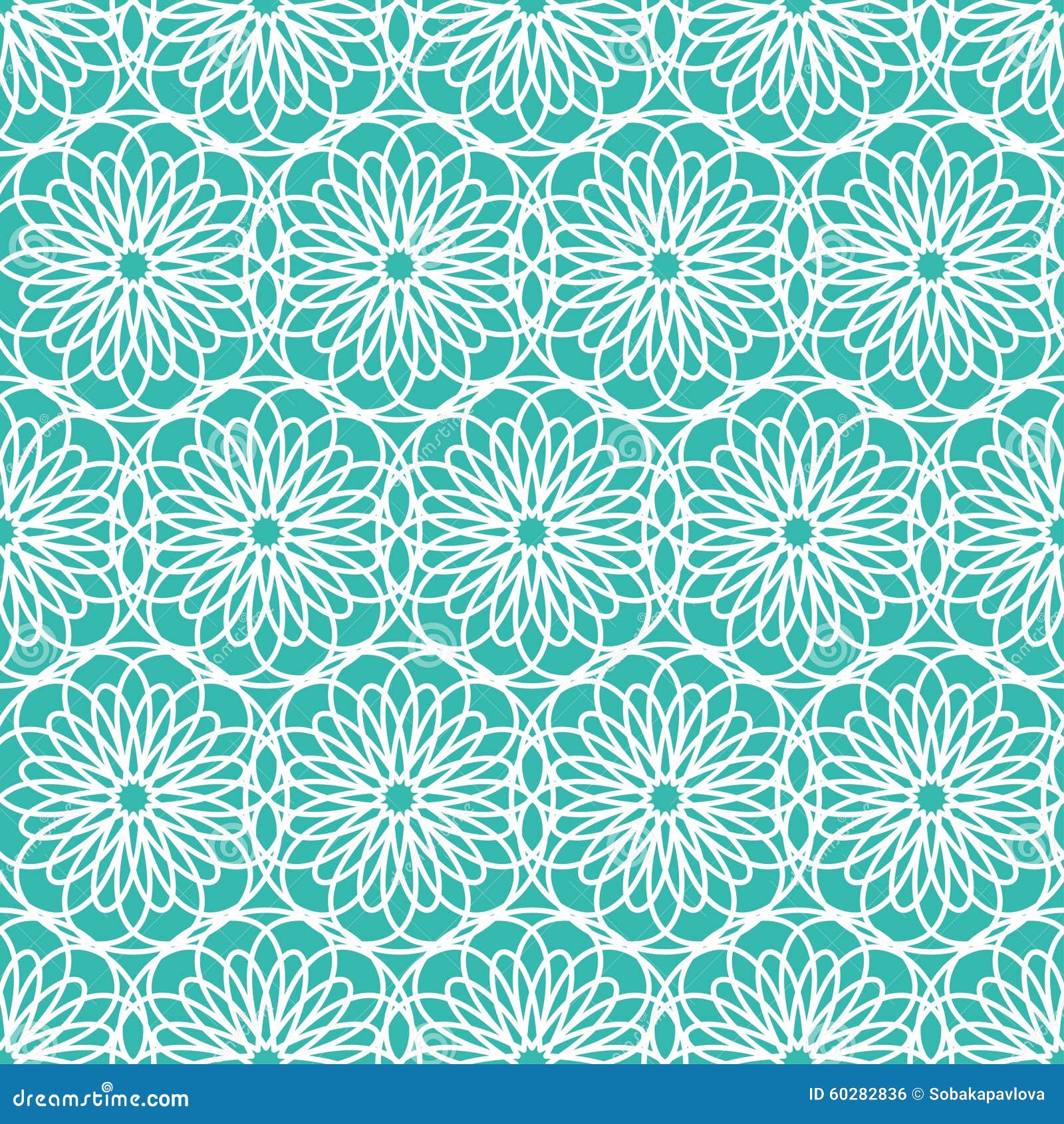 Seamless Spirograph Geometric Texture Background Pattern Stock Vector ...
