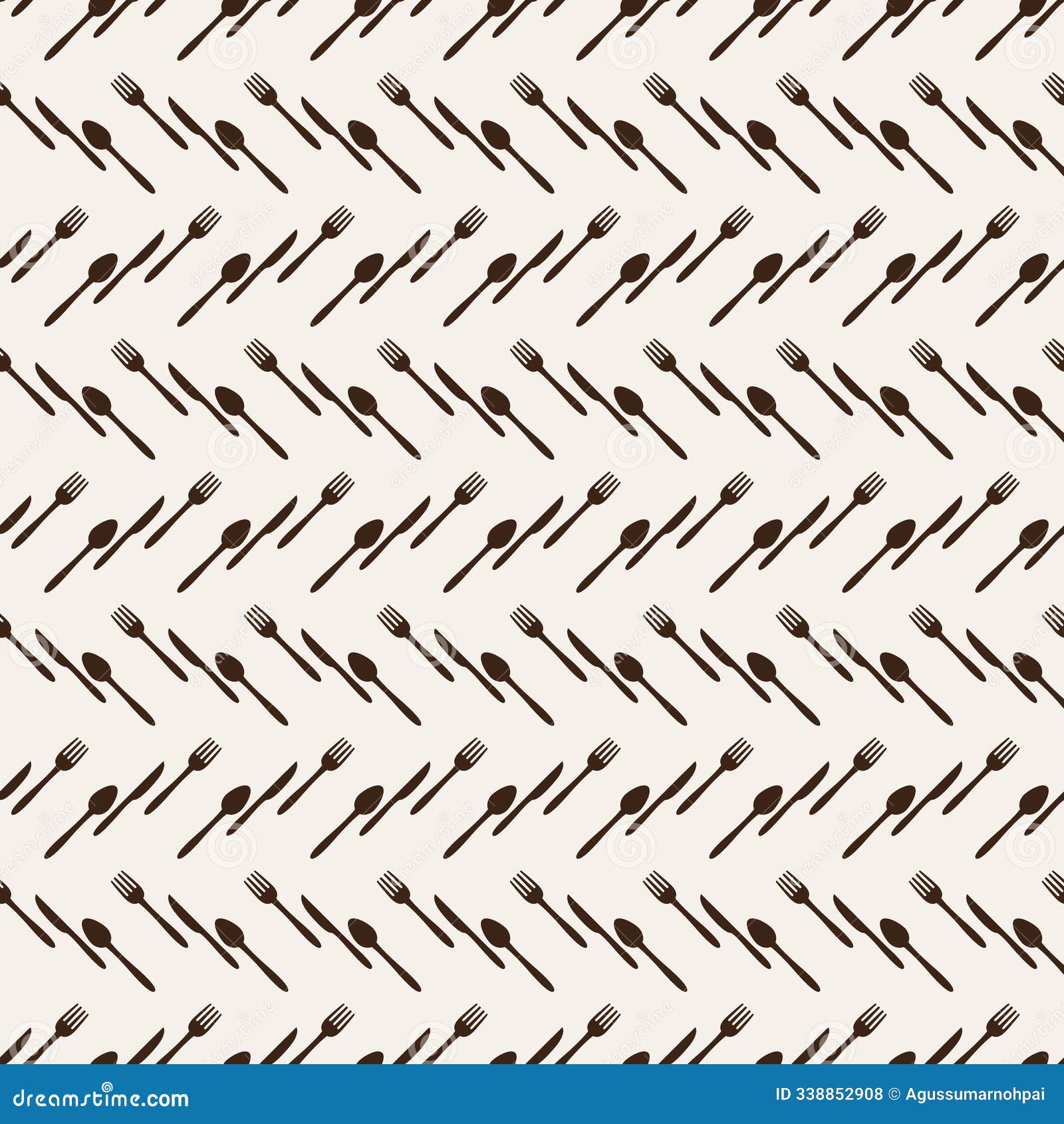 Seamless Spoon and Cutlery Patterns for Backgrounds Stock Vector ...