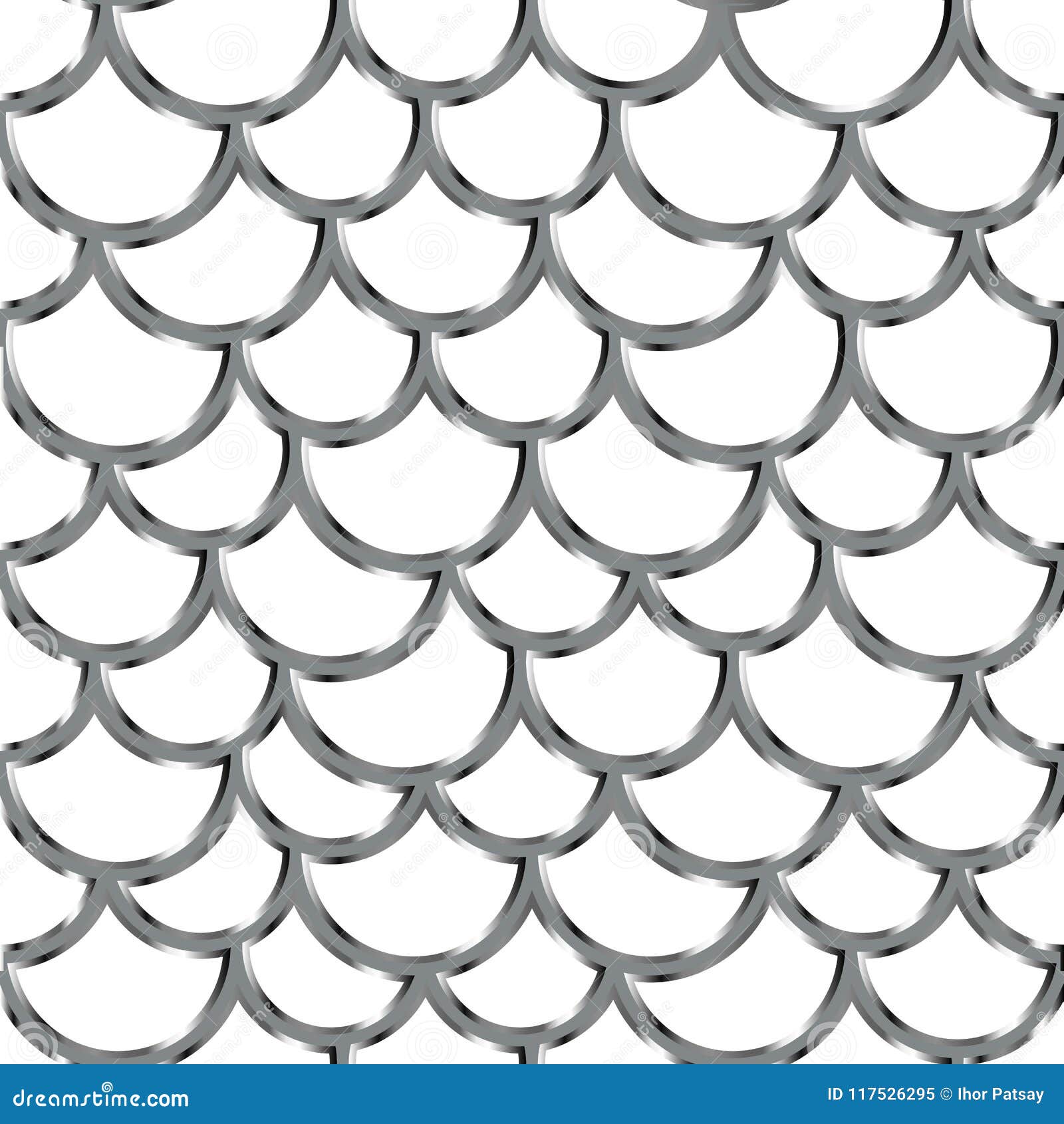 Seamless squama pattern stock vector. Illustration of curve - 117526295