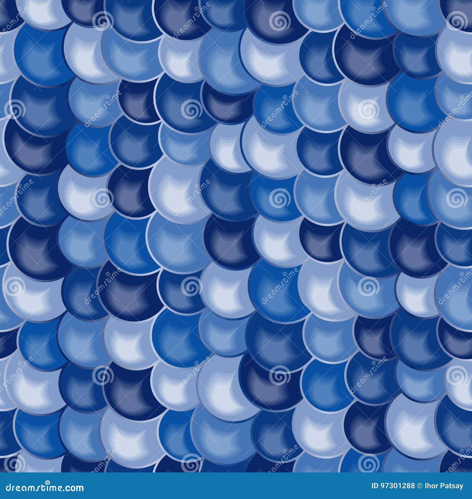 Seamless squama pattern stock vector. Illustration of grey - 97301288