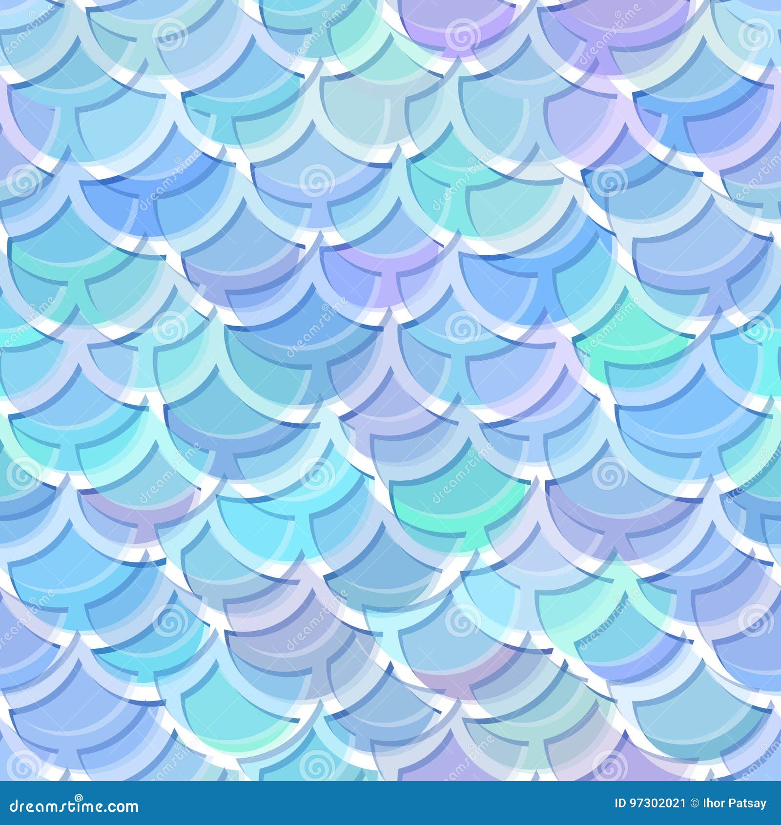 Seamless squama pattern stock vector. Illustration of circle - 97302021