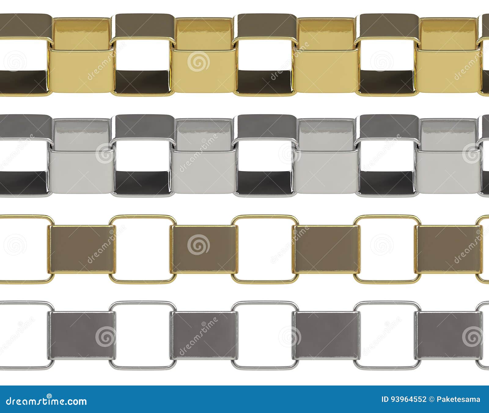 Seamless square chains stock illustration. Illustration of industrial ...
