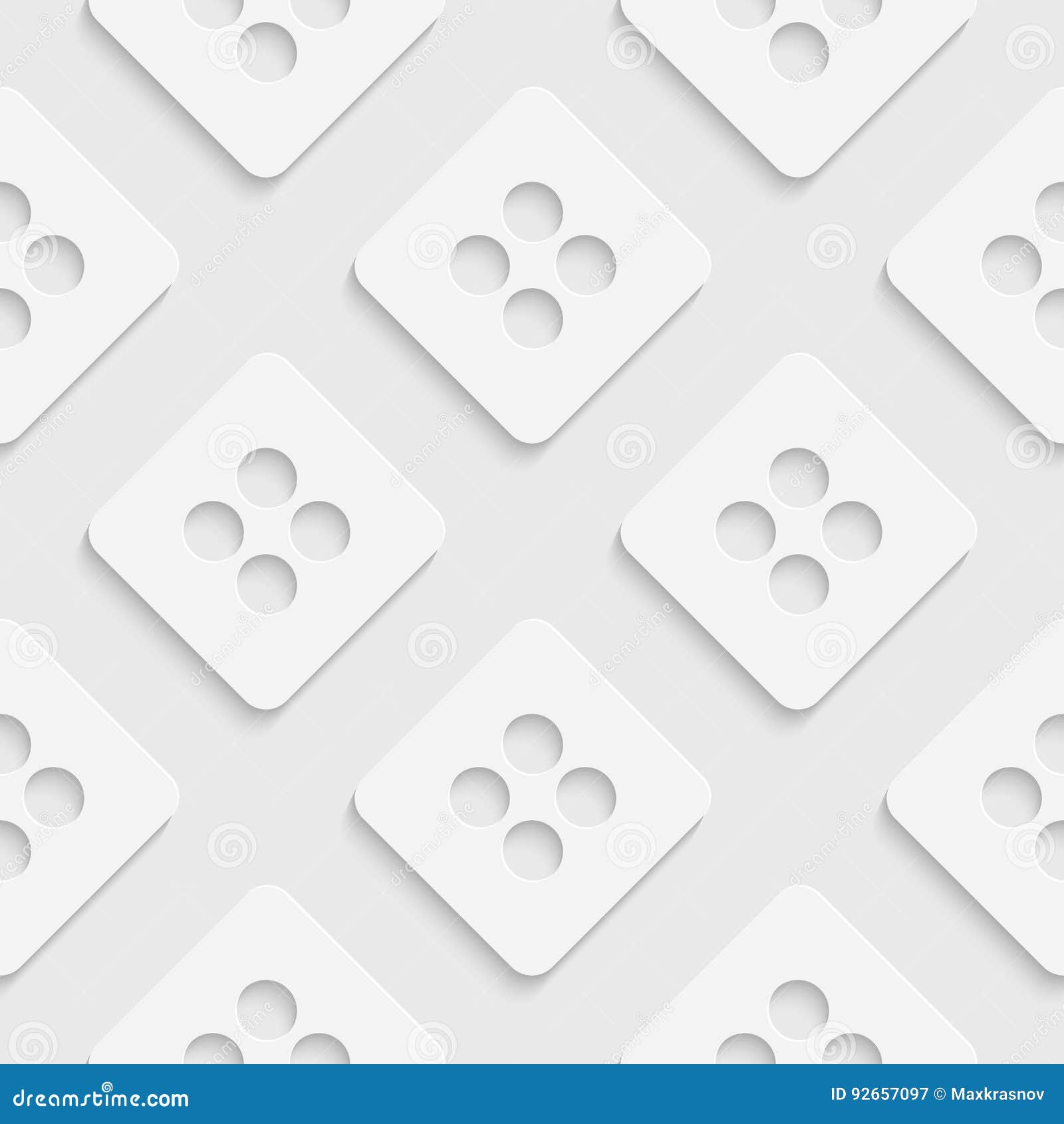 Seamless Square and Circle Pattern Stock Vector - Illustration of eps10 ...