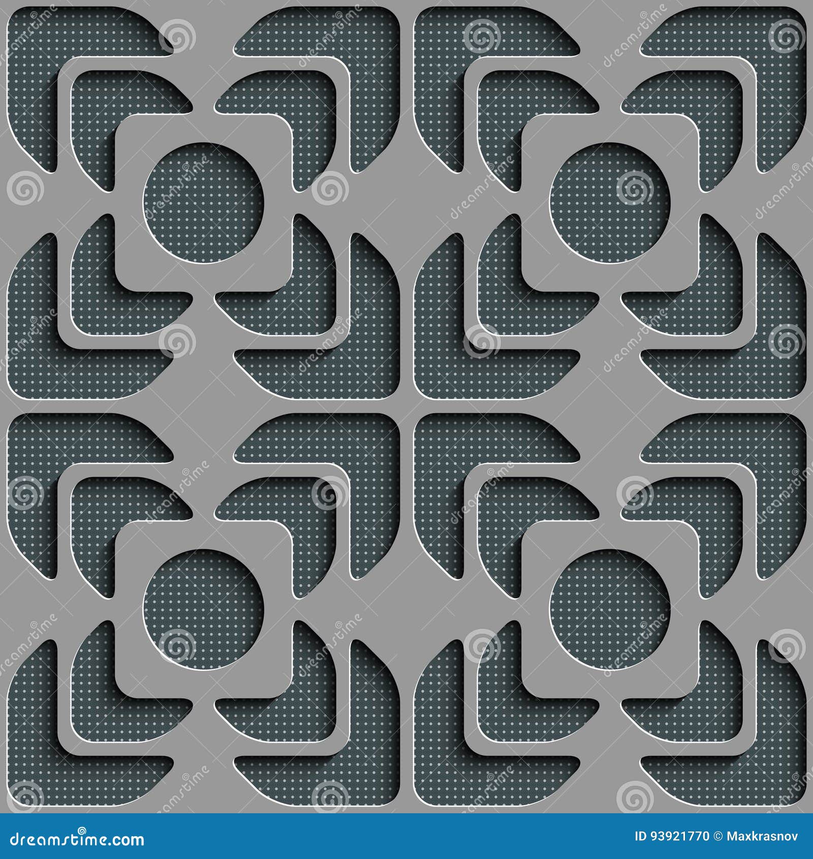 Seamless Square and Cross Pattern Stock Vector - Illustration of brick ...