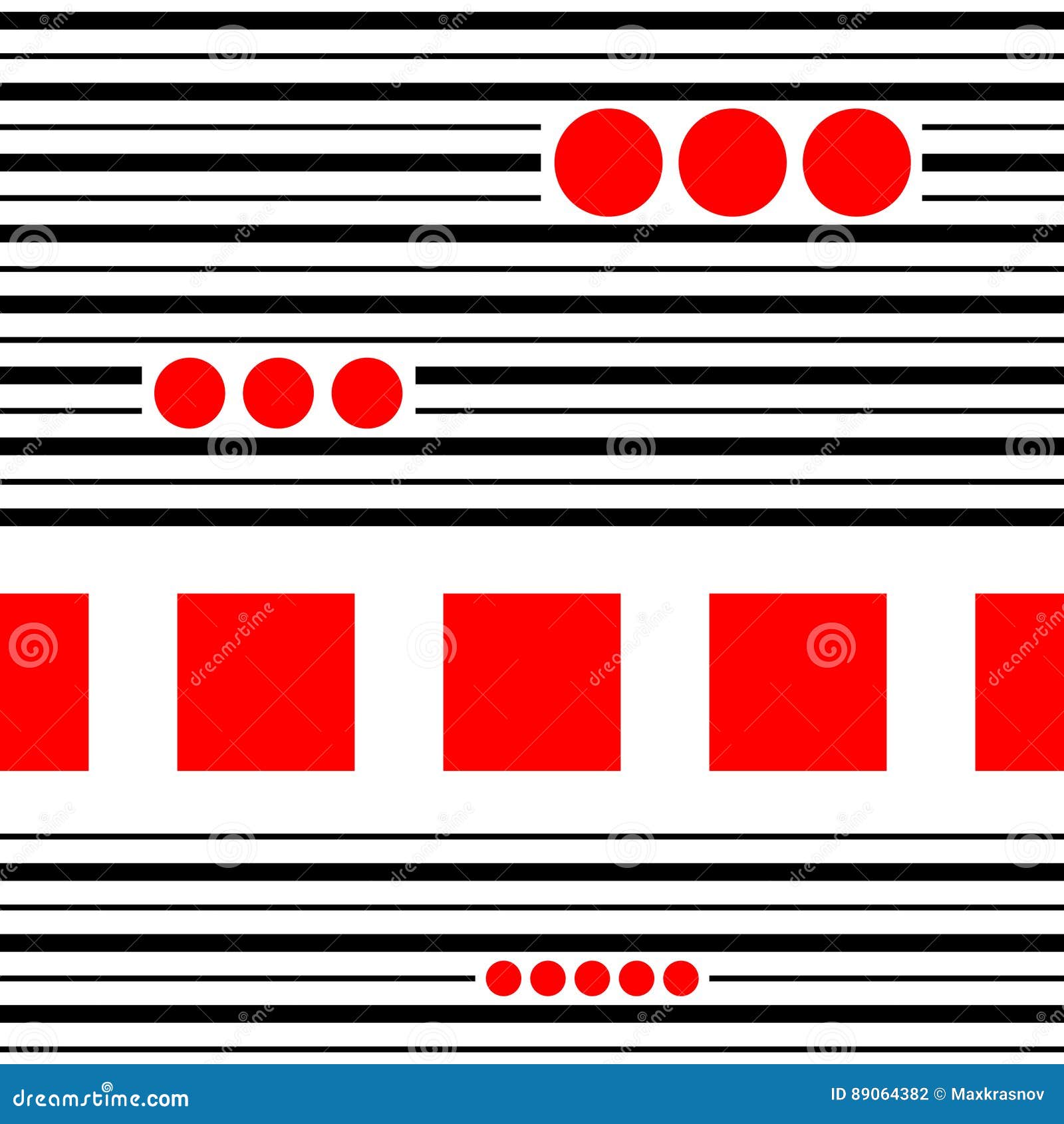 Seamless Square and Line Pattern Stock Vector - Illustration of element ...