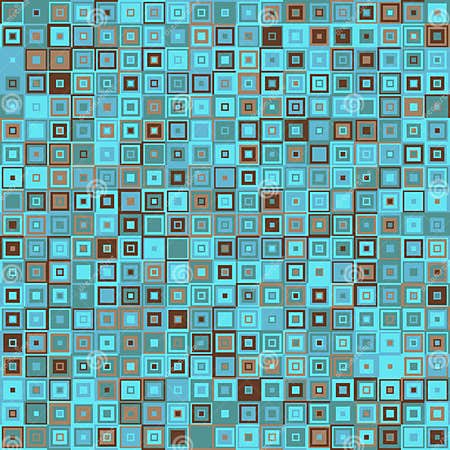 Seamless Square Mosaic Pattern - Vector Illustration Stock Vector ...