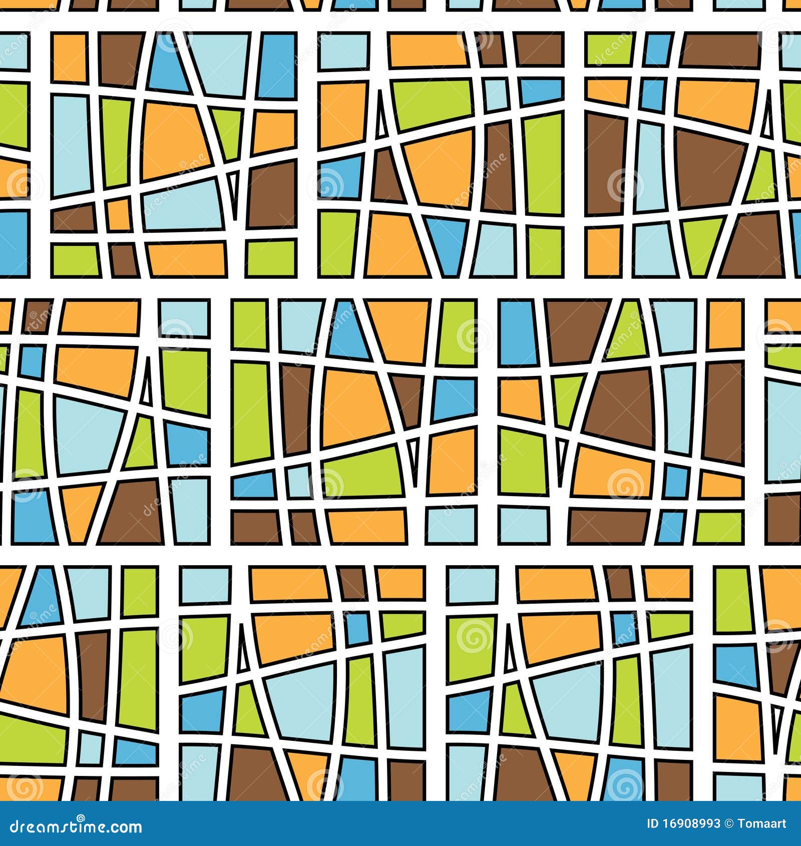 Seamless square pattern stock vector. Illustration of square - 16908993