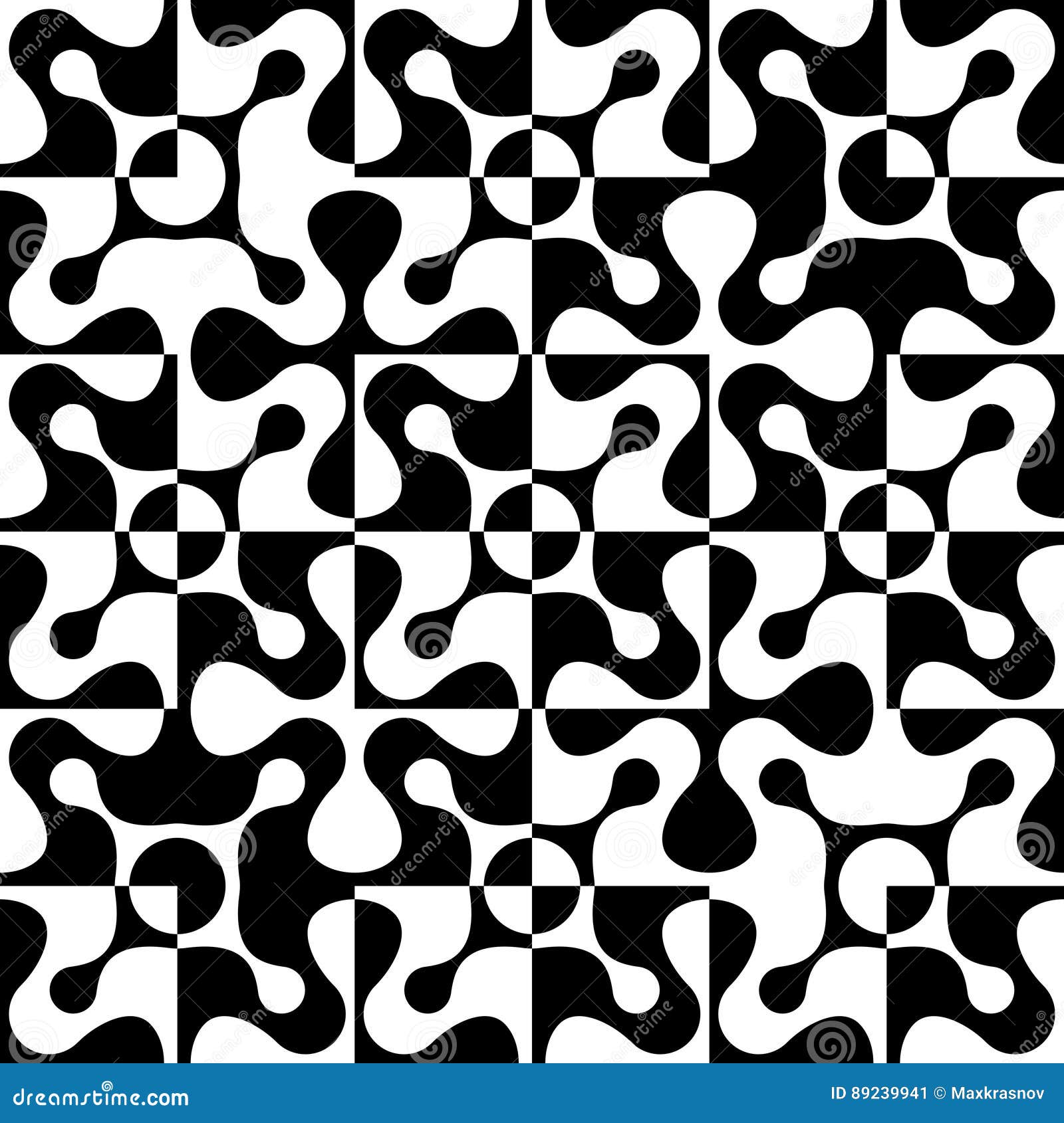Seamless Square Pattern stock vector. Illustration of abstract - 89239941