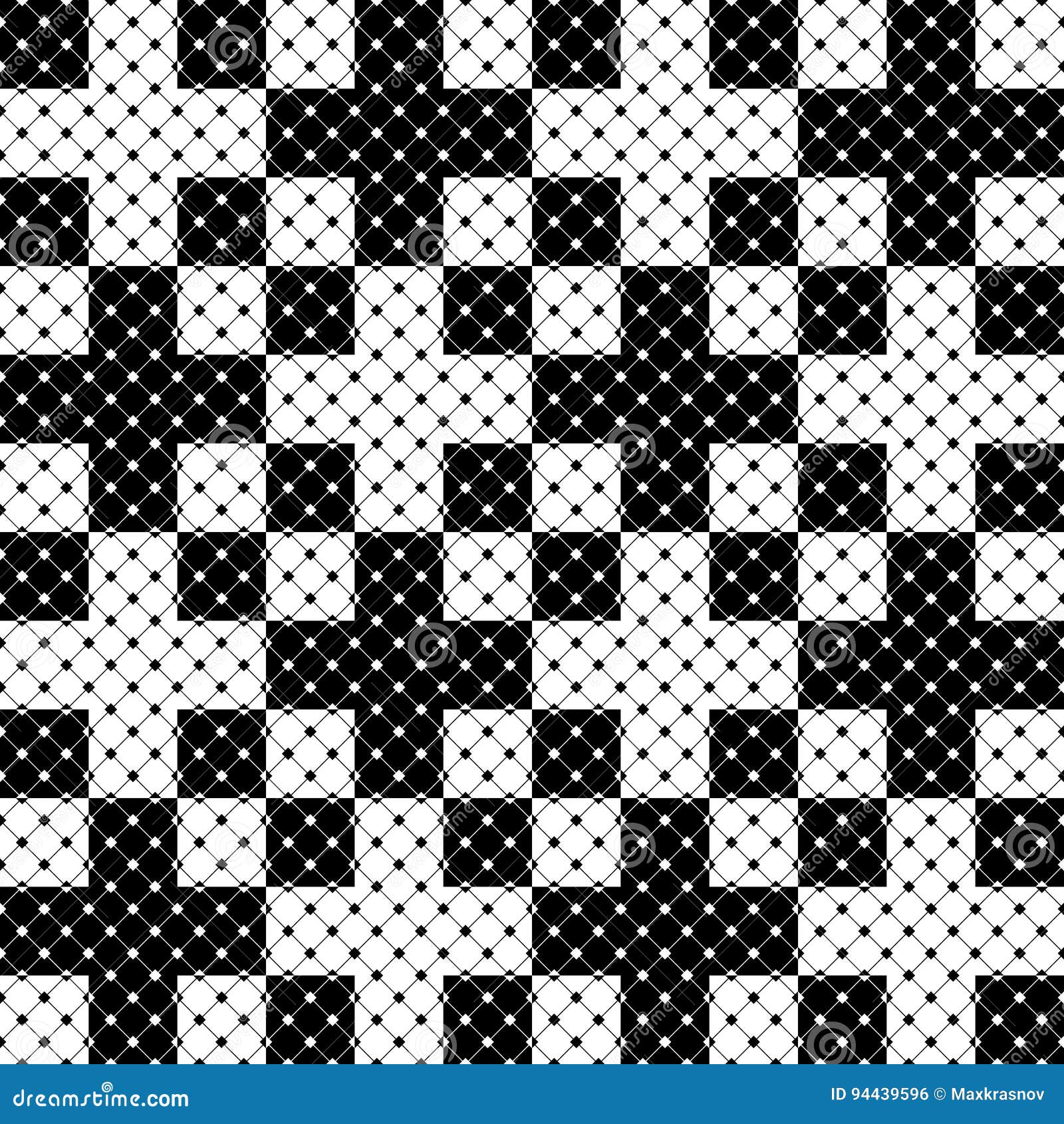 Seamless Square Pattern stock vector. Illustration of modern - 94439596