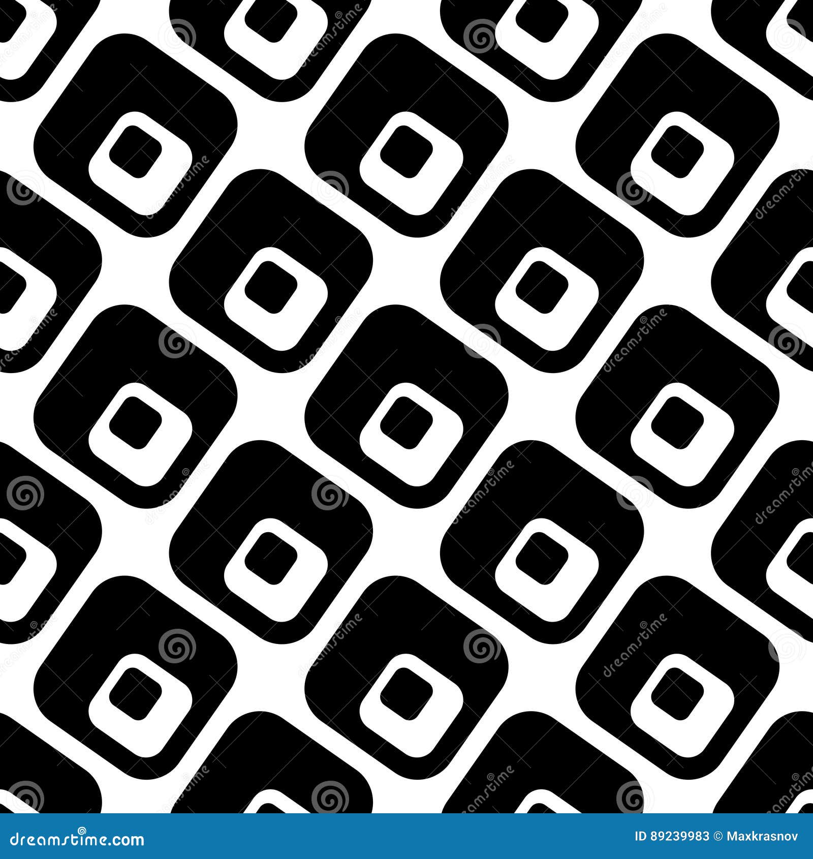 Seamless Square Pattern stock vector. Illustration of regular - 89239983