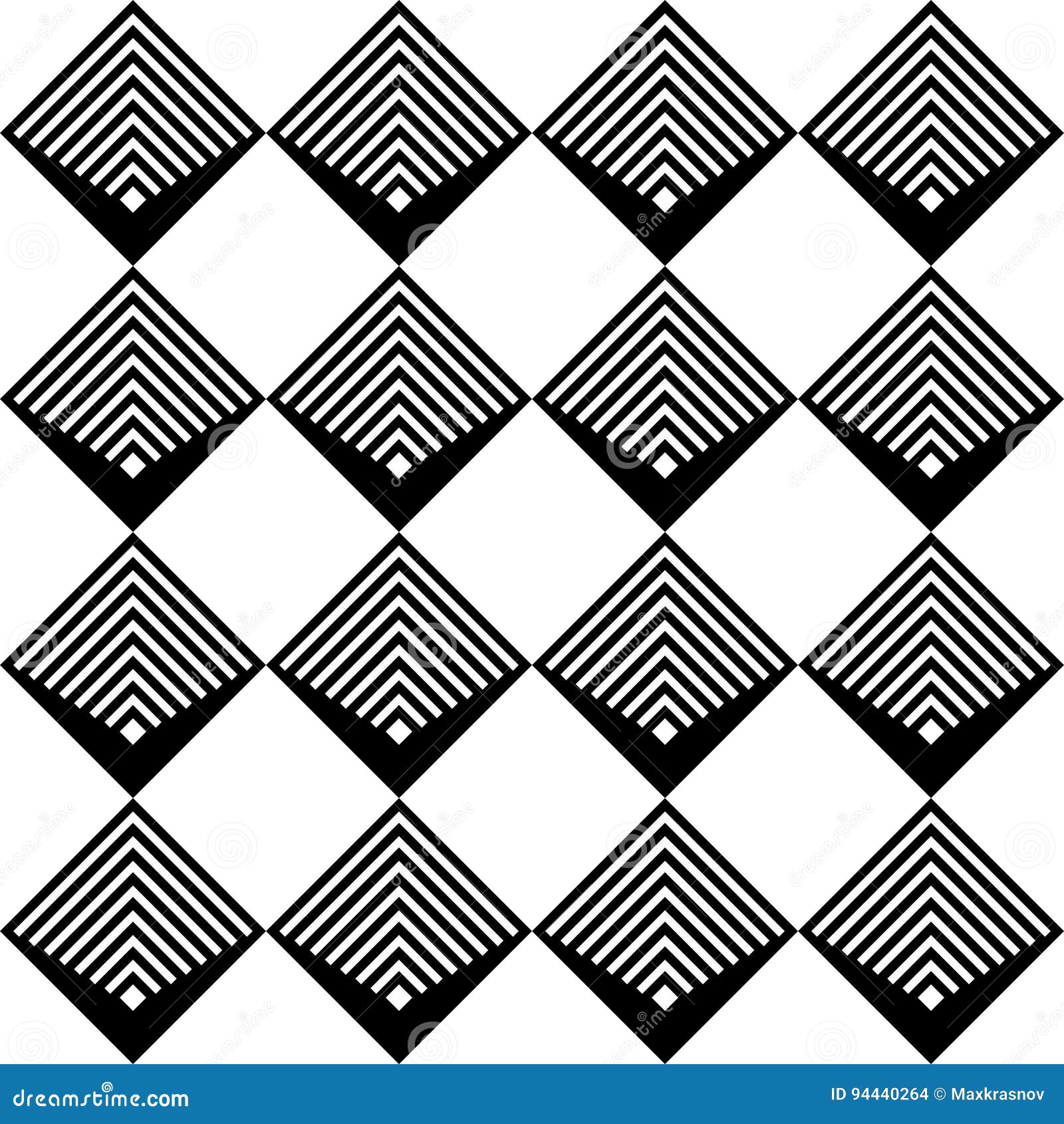 Seamless Square Pattern stock vector. Illustration of fabric - 94440264