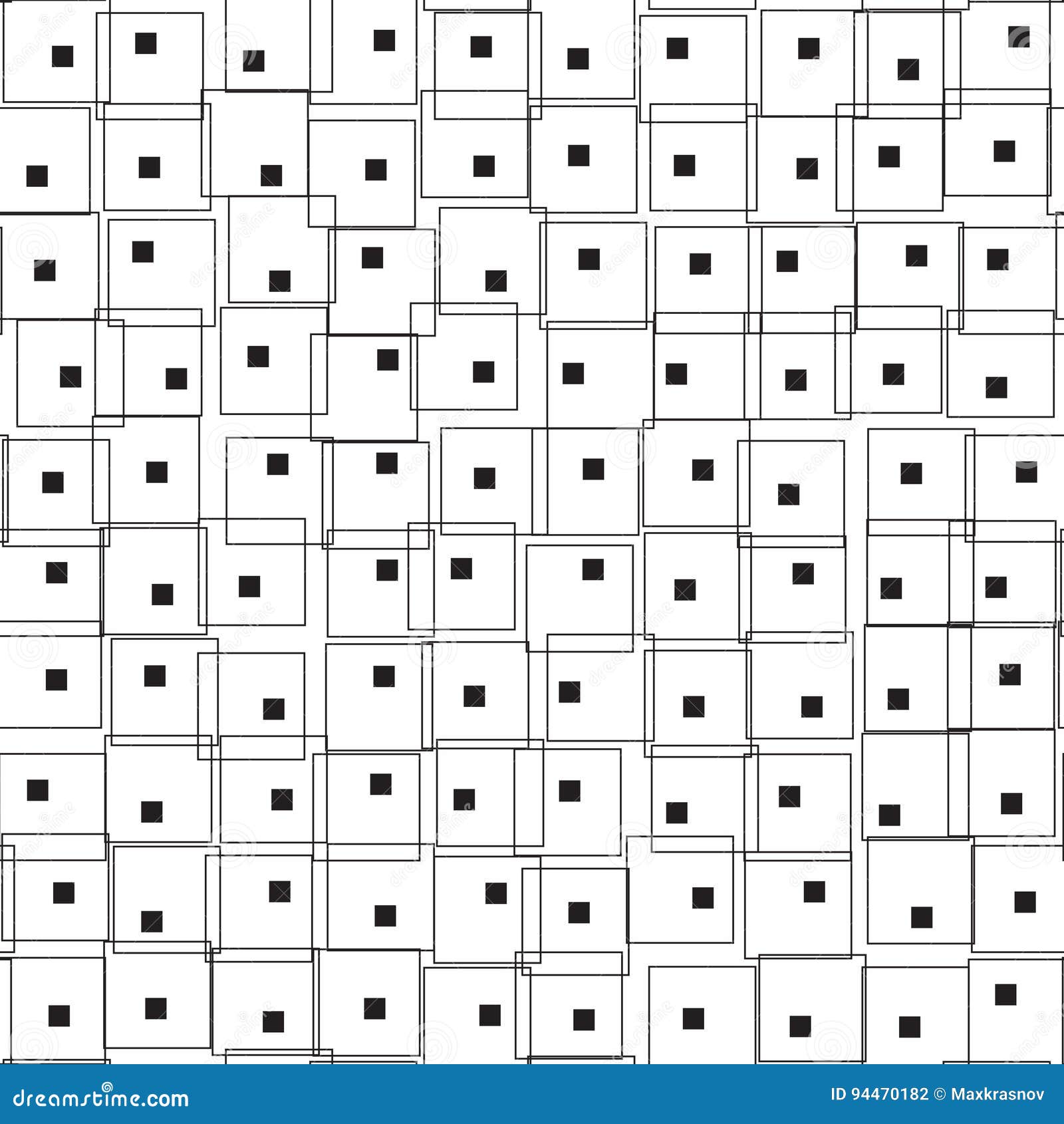 Seamless Square Pattern stock vector. Illustration of elegant - 94470182