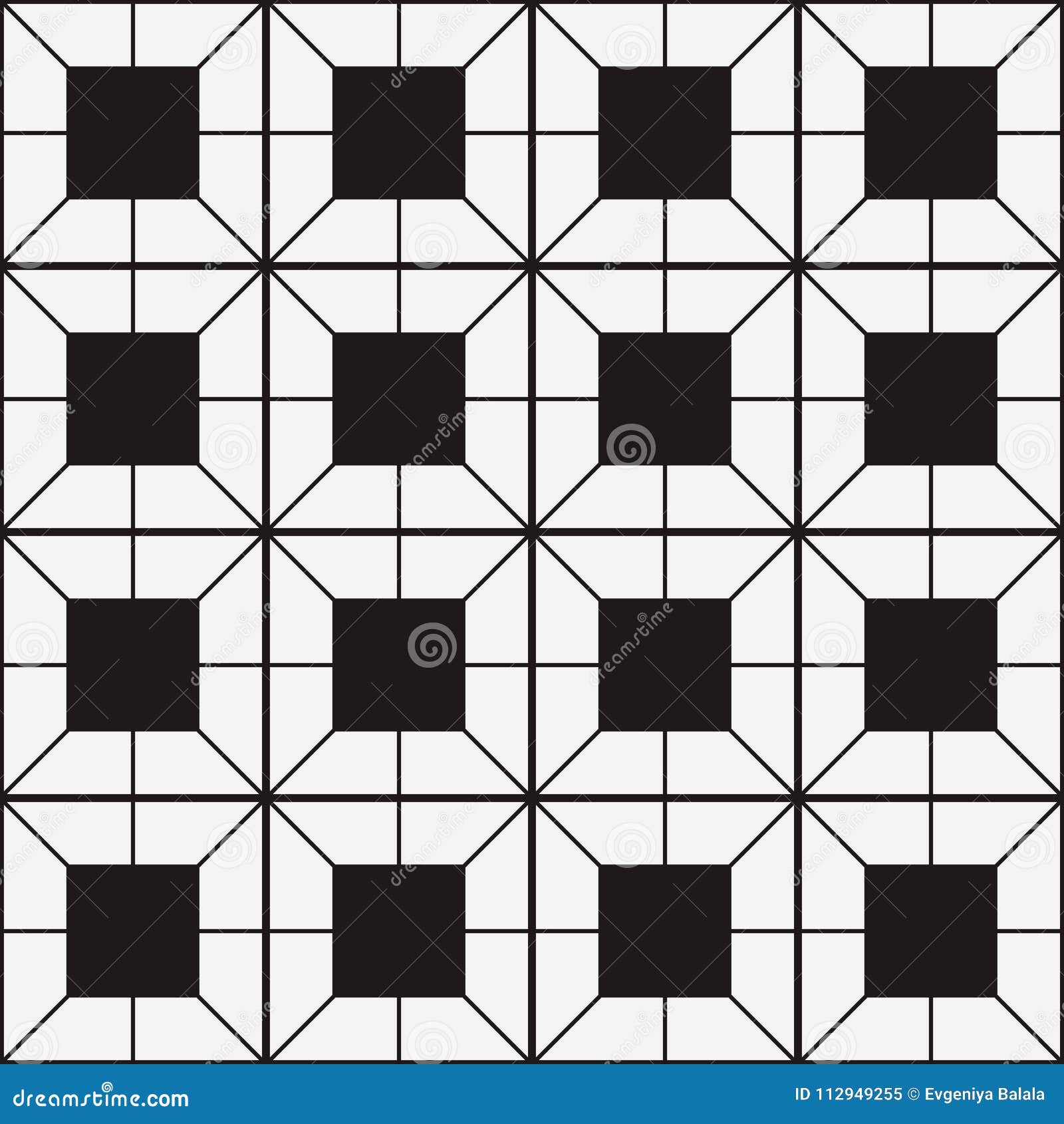 Seamless Square Pattern. Abstract Stripes Endless Background Stock ...