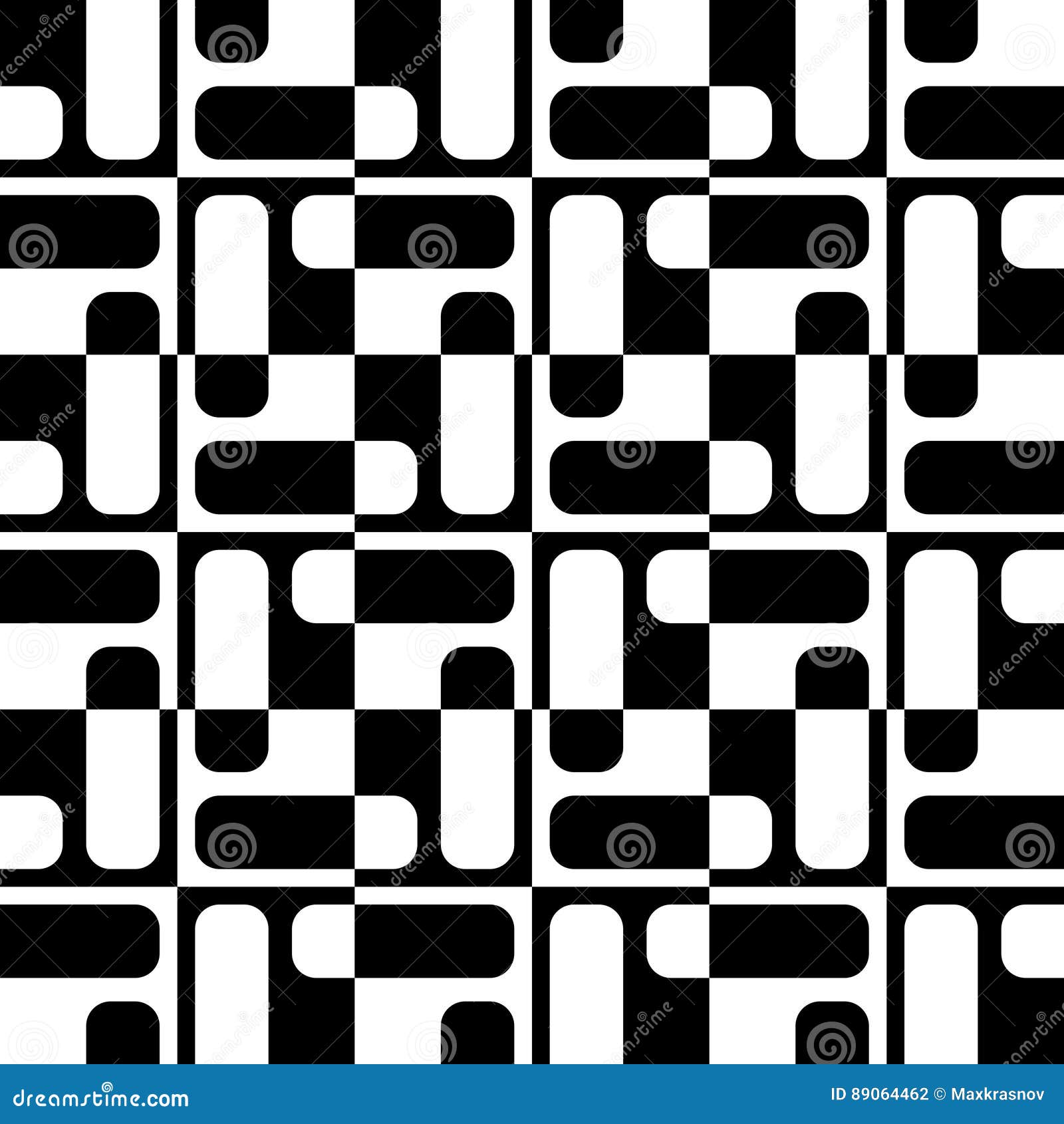 Seamless Square Pattern stock vector. Illustration of modern - 89064462