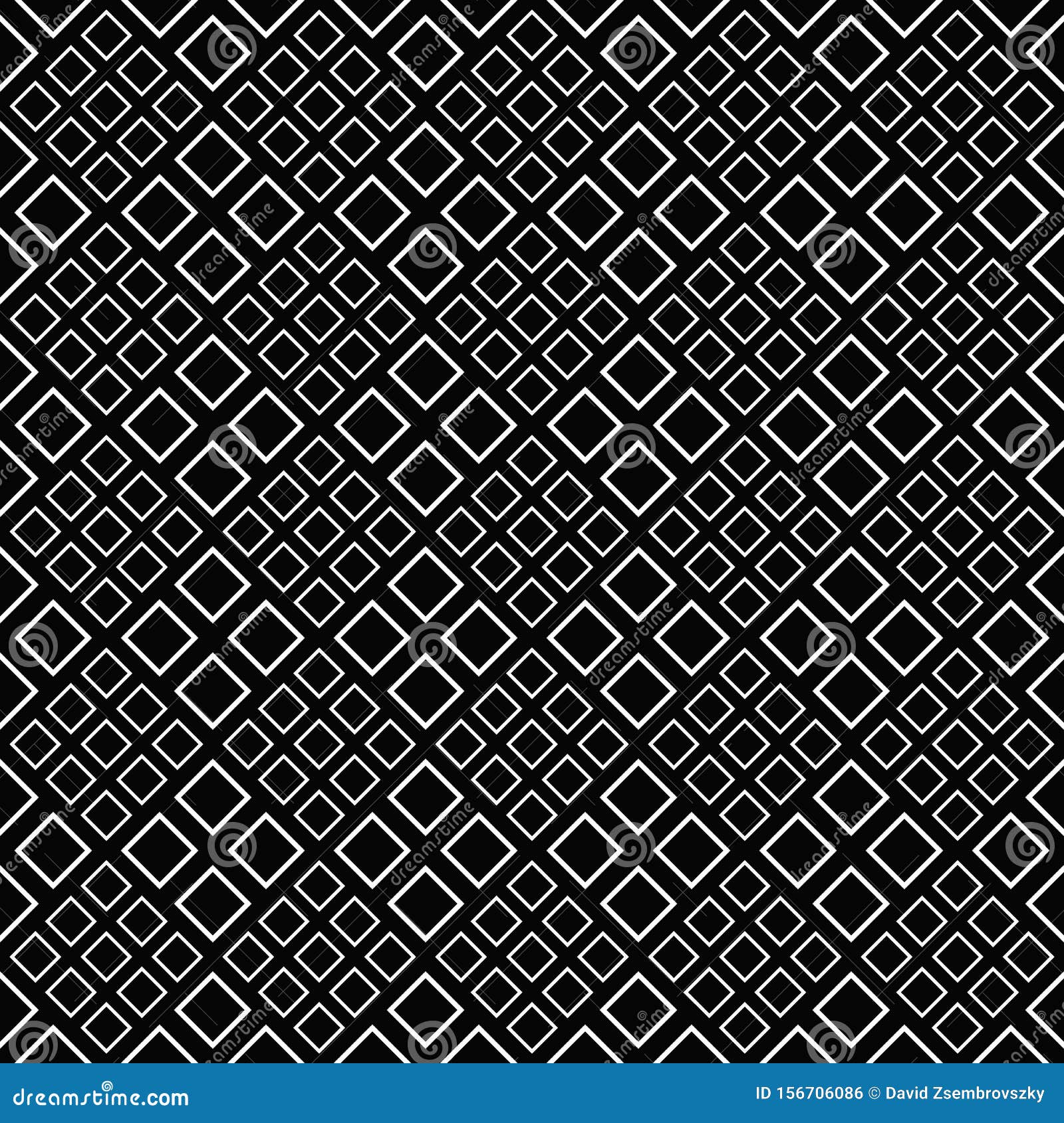 Abstract Black and White Seamless Square Pattern Background Stock ...