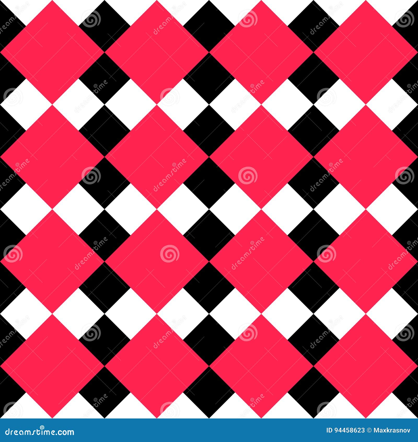 Seamless Square Pattern stock vector. Illustration of lattice - 94458623