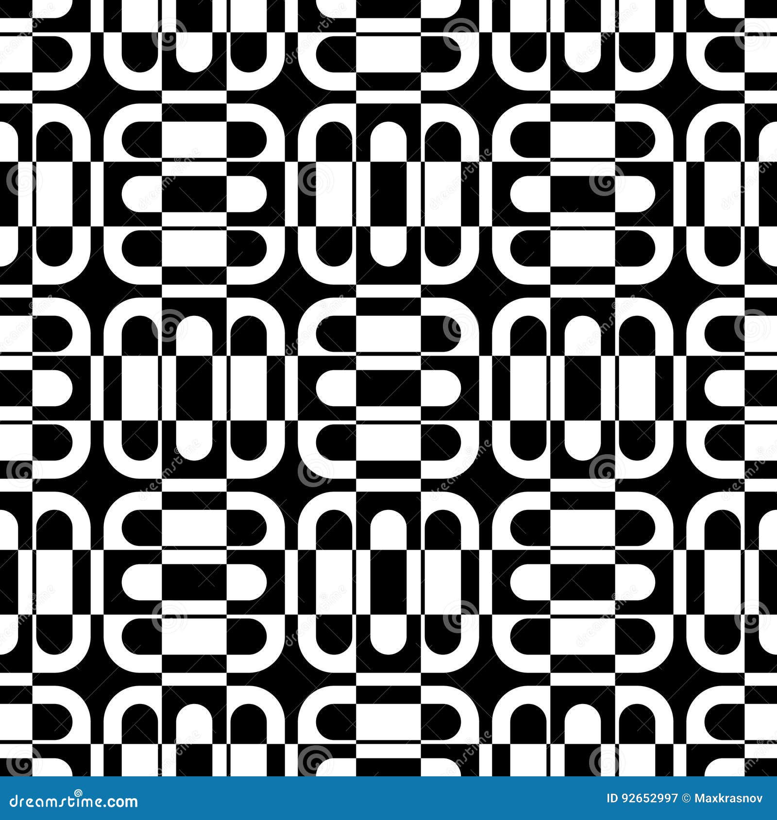 Seamless Square Pattern stock vector. Illustration of mosaic - 92652997