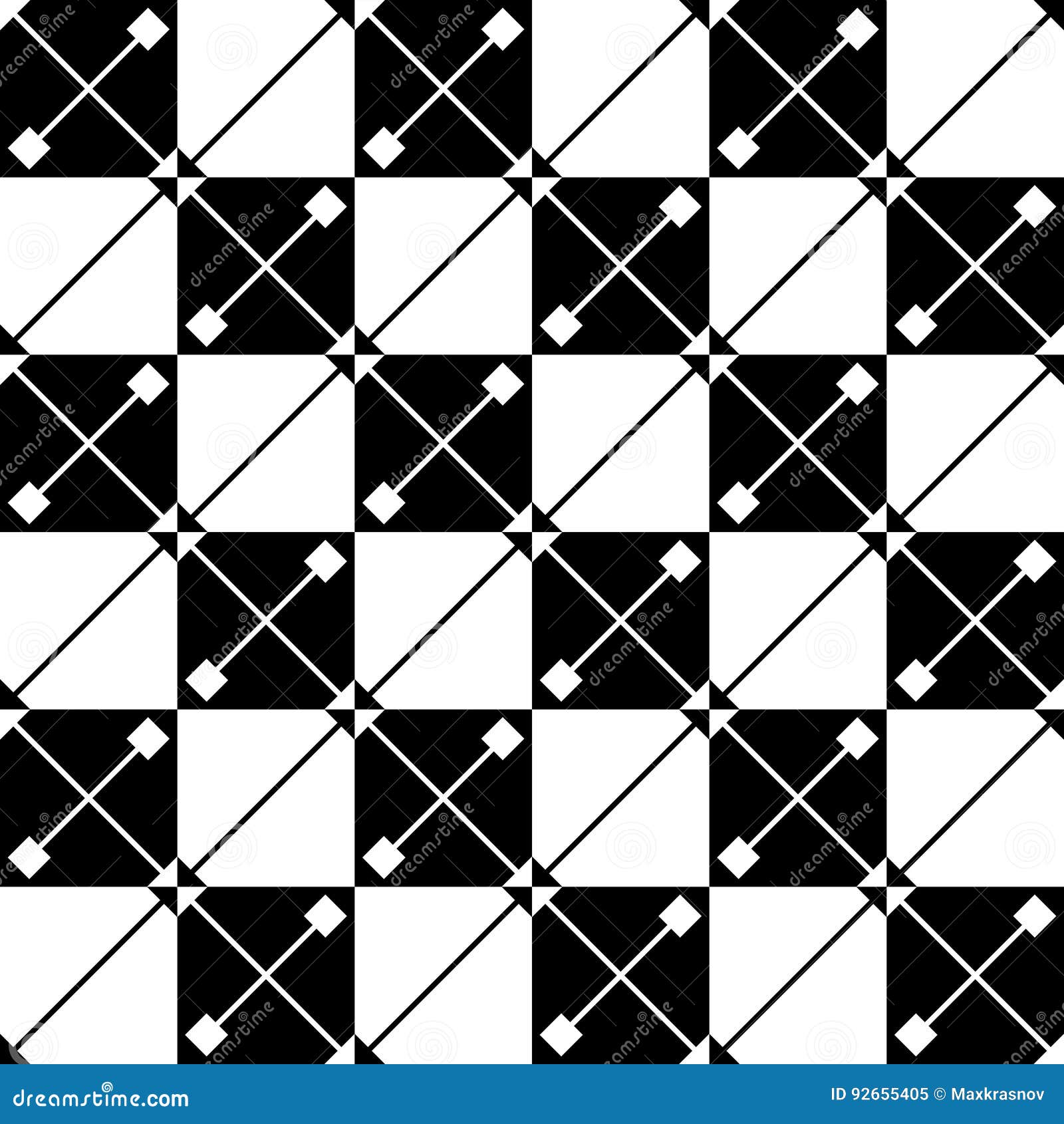 Seamless Square Pattern stock vector. Illustration of retro - 92655405