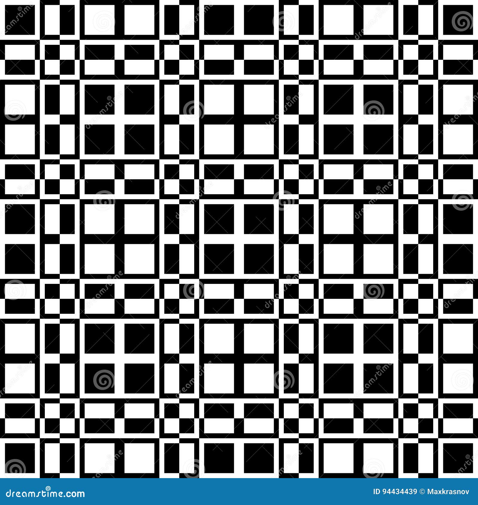 Seamless Square Pattern stock vector. Illustration of checkered - 94434439
