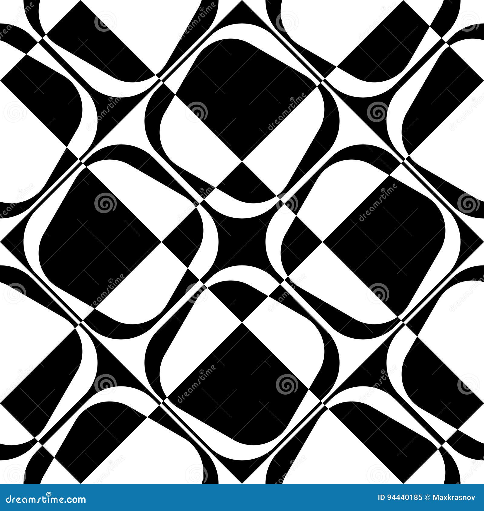 Seamless Square Pattern stock vector. Illustration of lattice - 94440185