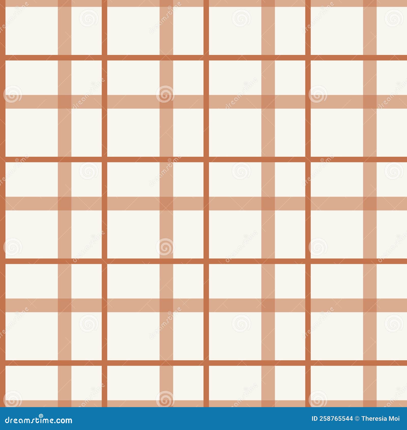 Seamless of Square Pattern, Check Pattern Brown and White. Simple Brown ...