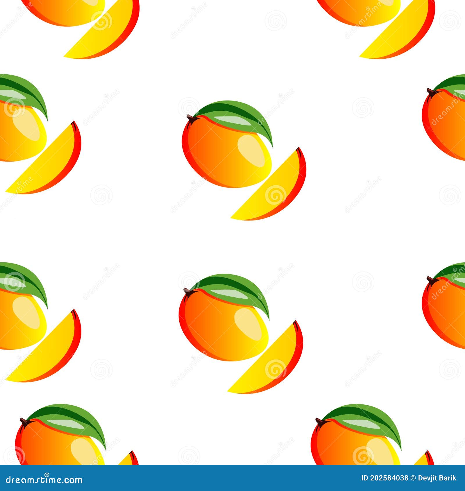 Seamless Square Pattern with Mango, Slice for Tiles Texture, , Plywood ...