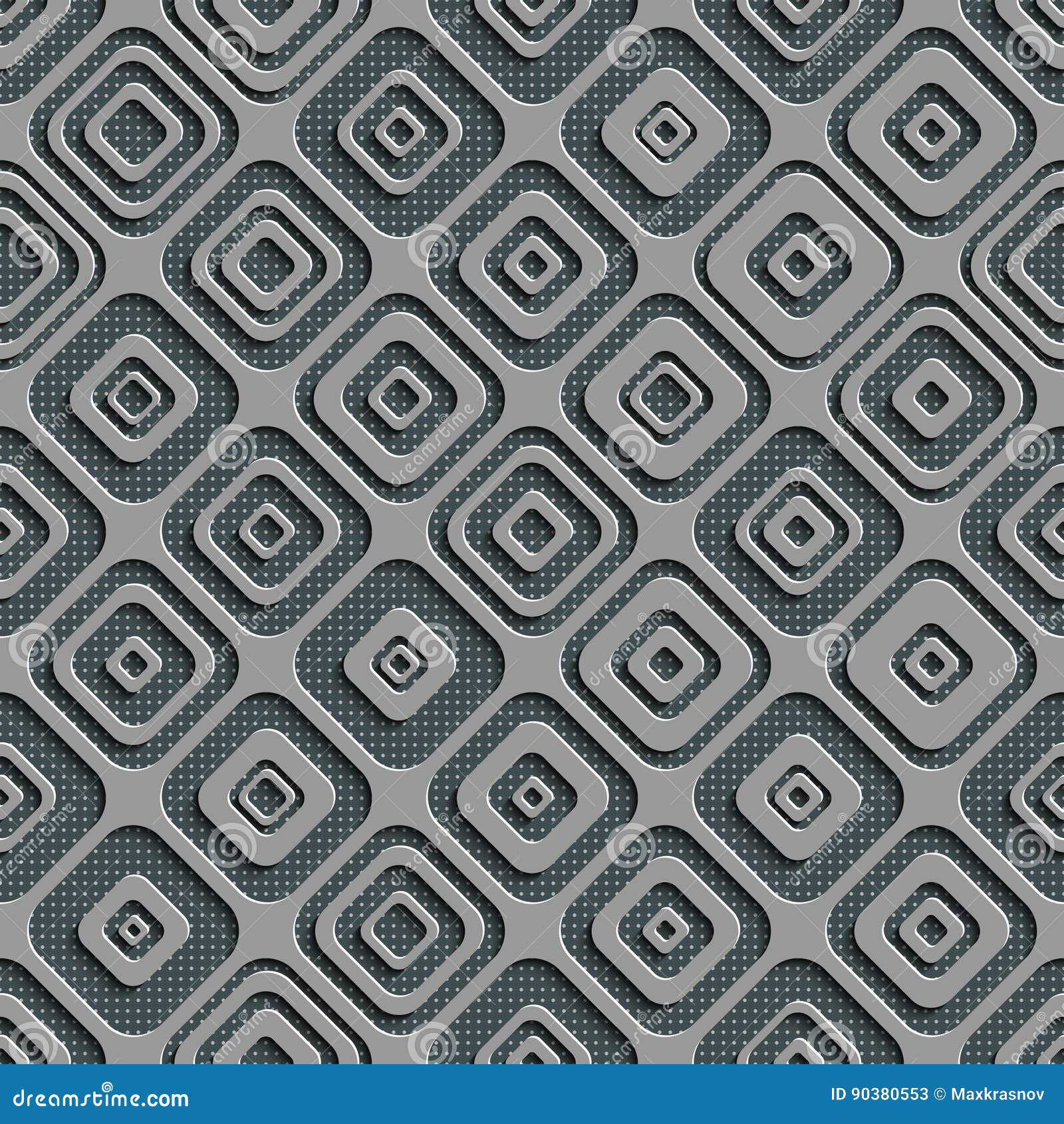 Seamless Square Pattern stock vector. Illustration of ornament - 90380553