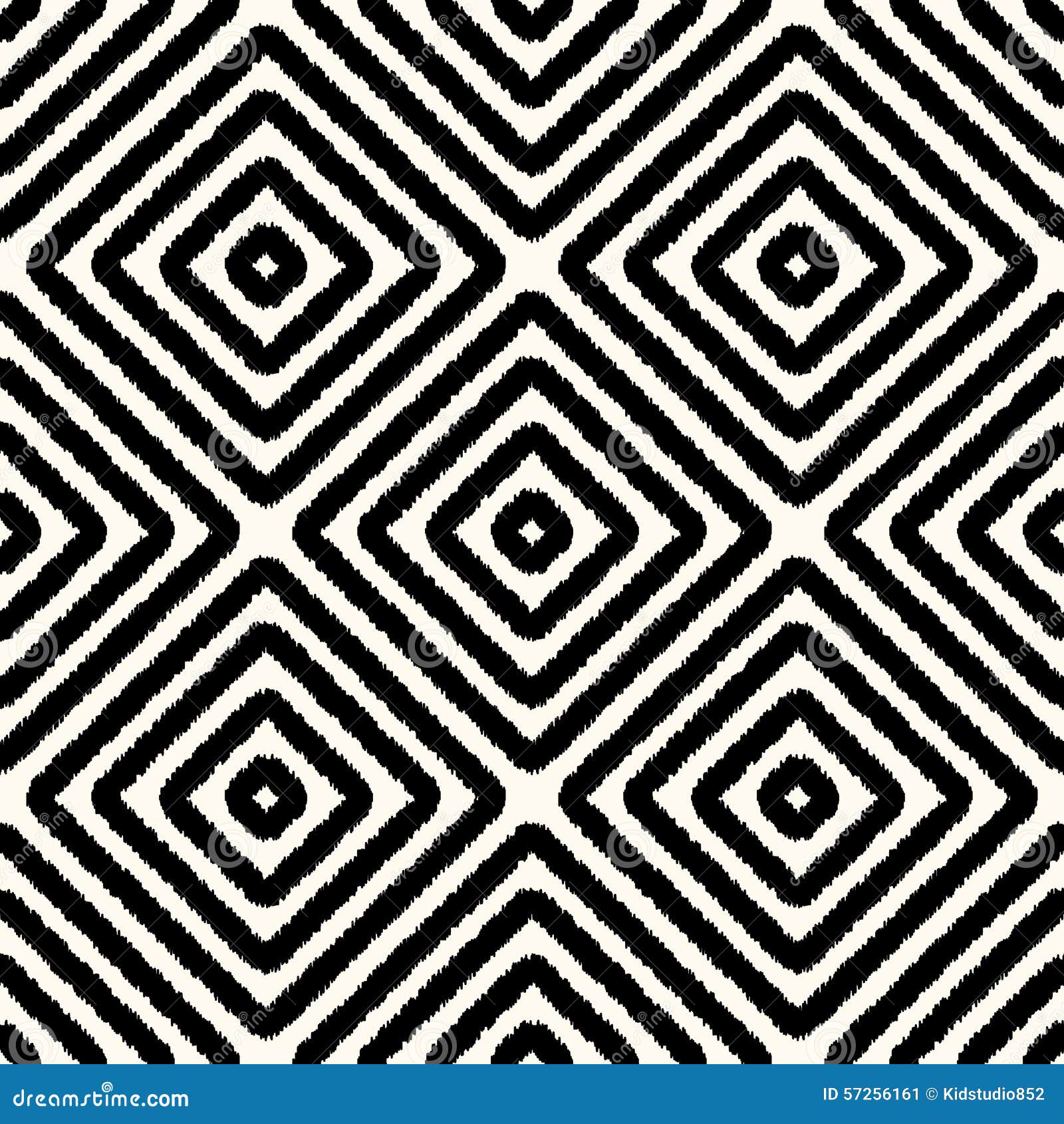 Seamless Square Rhombus Geometric Pattern Stock Vector - Illustration ...