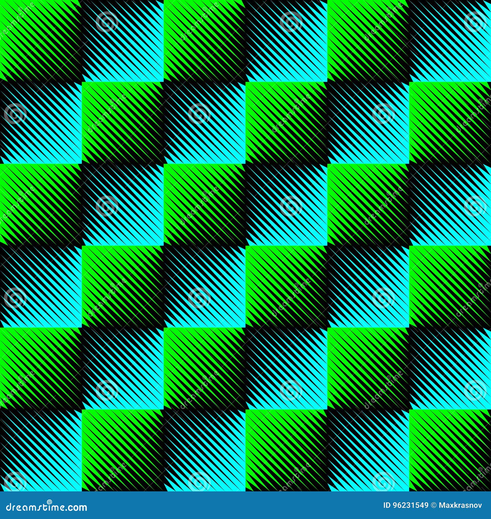 Seamless Square and Stripe Gradient Pattern. Wrapping Paper Stock ...