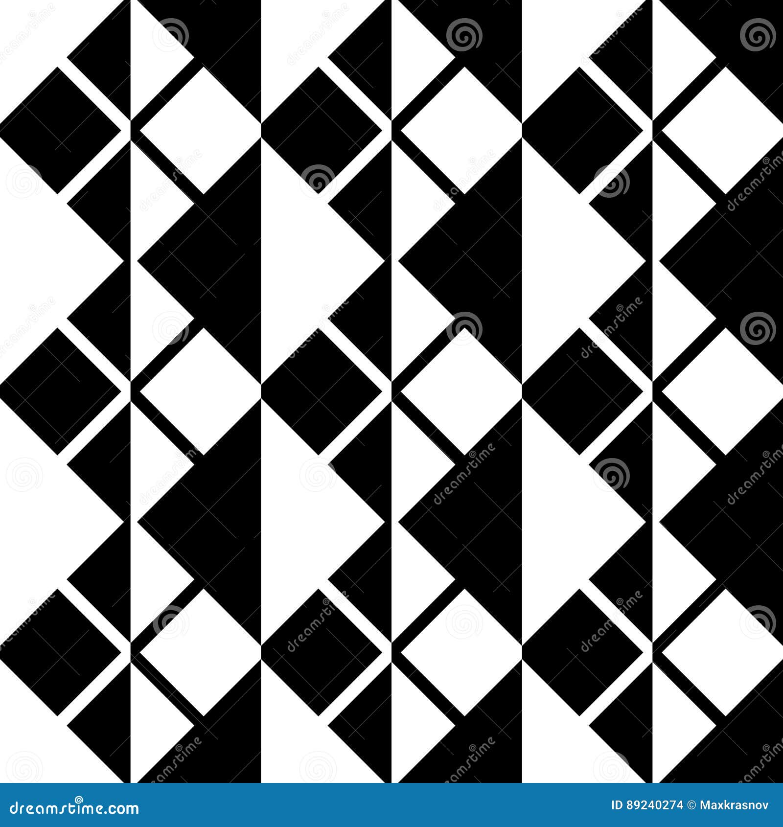 Seamless Square and Stripe Pattern Stock Vector - Illustration of ...