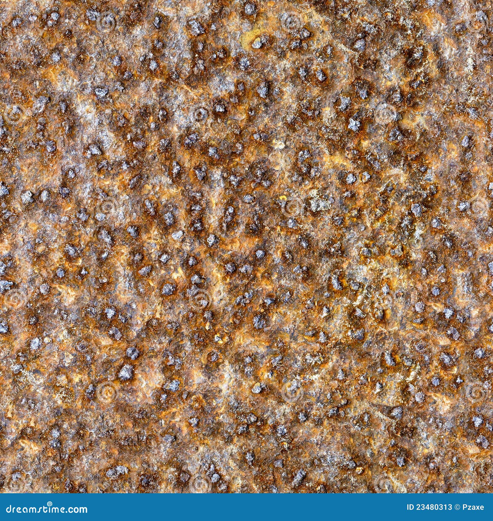 Seamless Square Texture - Rusty Metal Closeup Stock Image - Image of ...