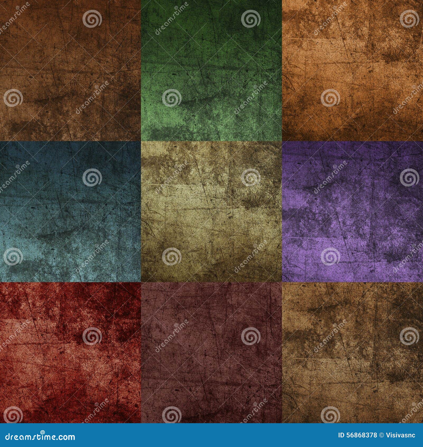 Seamless Square Tiles of Brown Color Stock Photo - Image of effect ...
