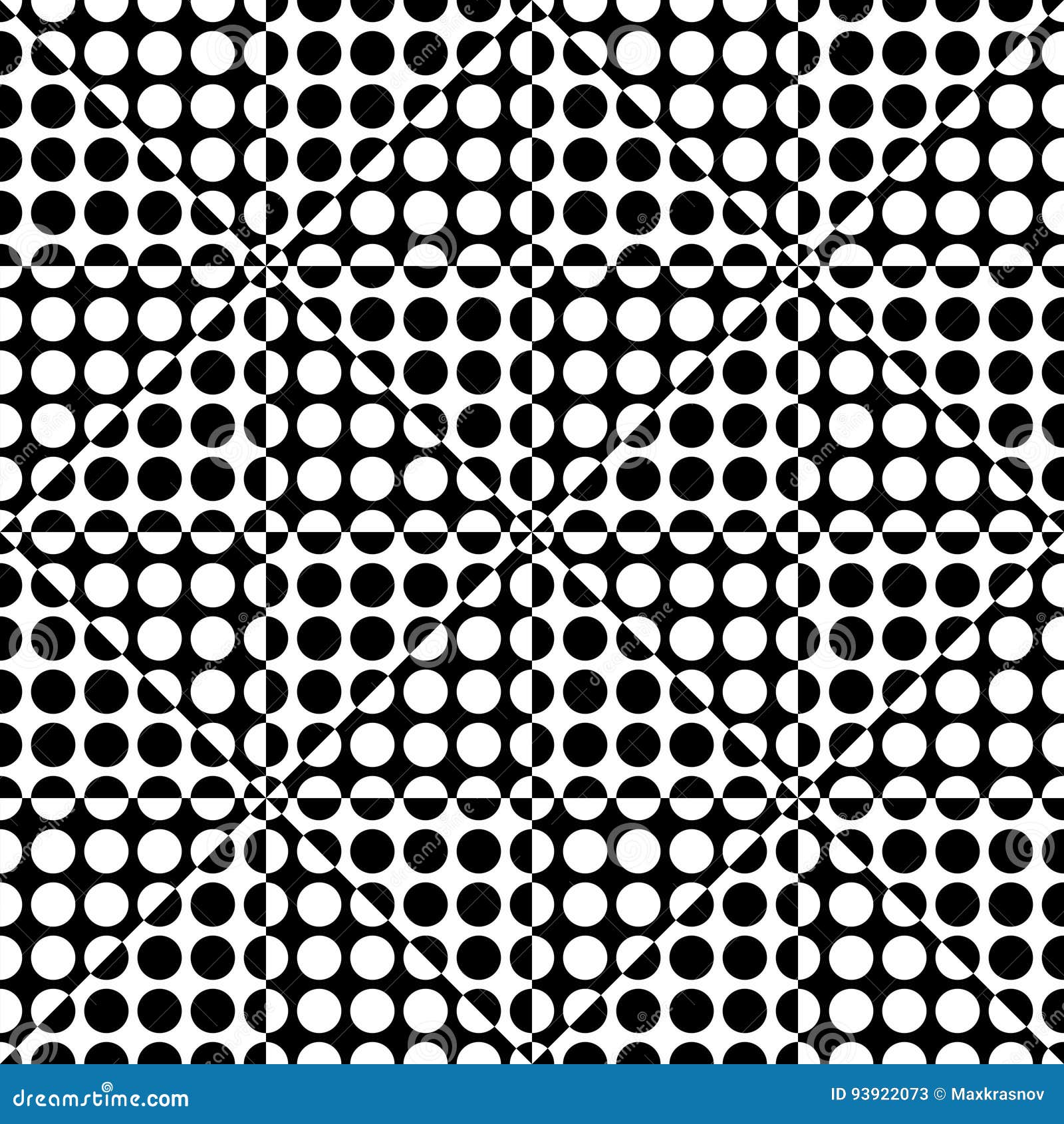 Seamless Square, Triangle and Circle Pattern Stock Vector ...