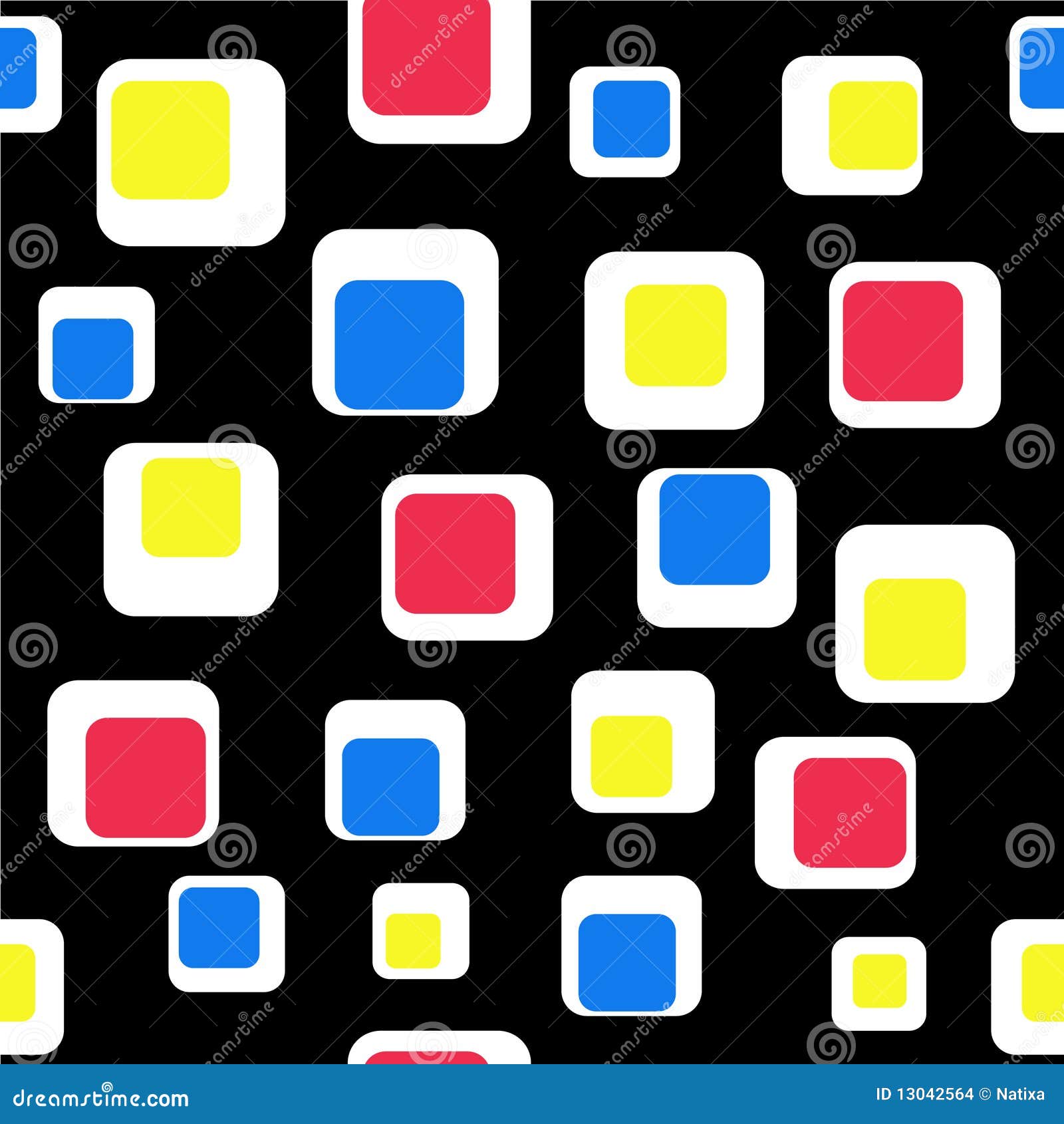 Seamless squares stock vector. Illustration of bright - 13042564