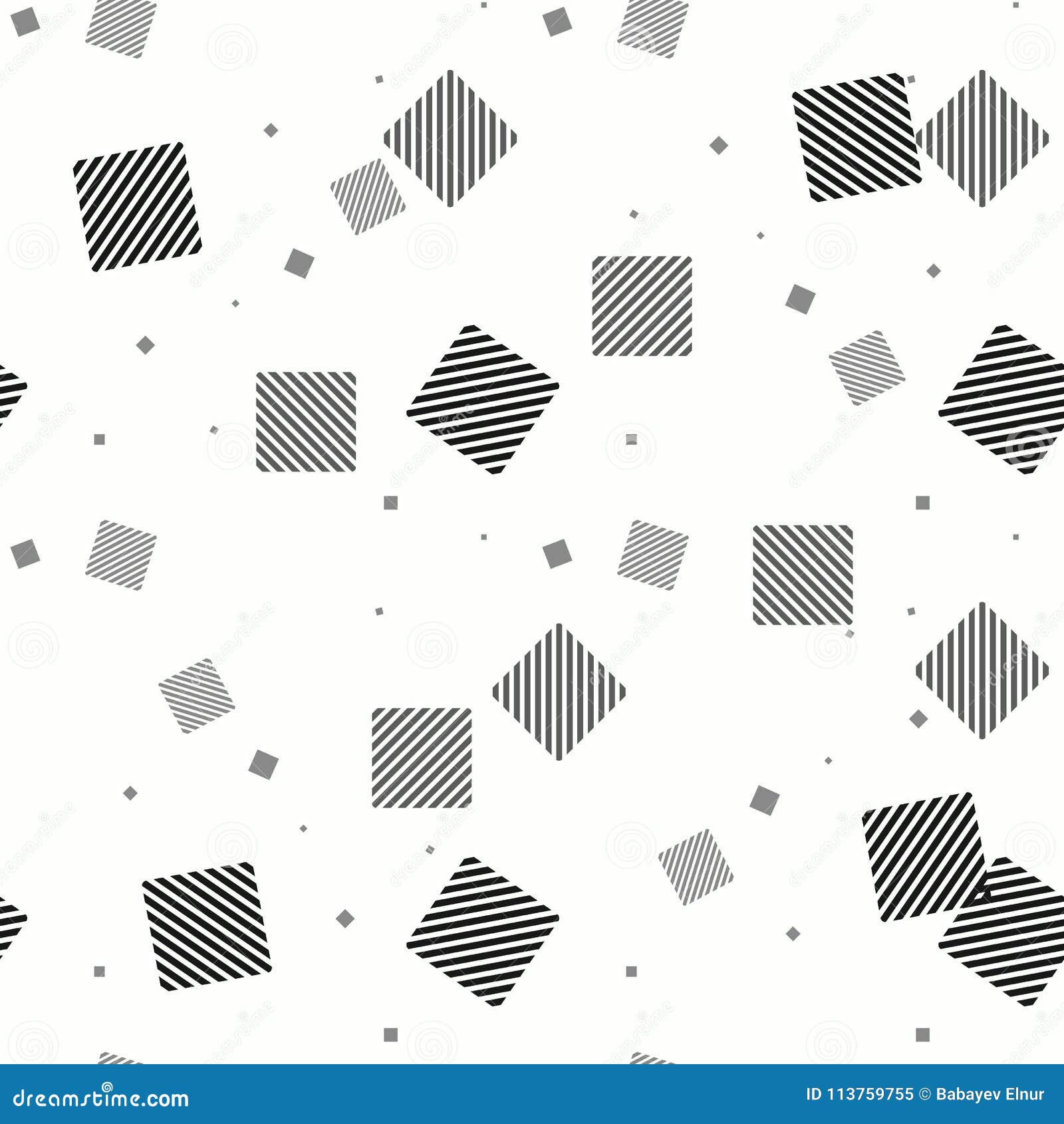 Seamless Squares Pattern. Black and White Abstract Squares Stock Vector ... Seamless Squares Pattern. Black and White Abstract Squares Stock Vector ...