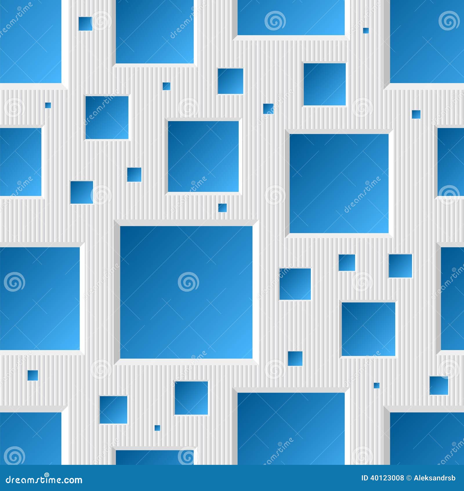 Seamless squares pattern stock vector. Illustration of decor - 40123008