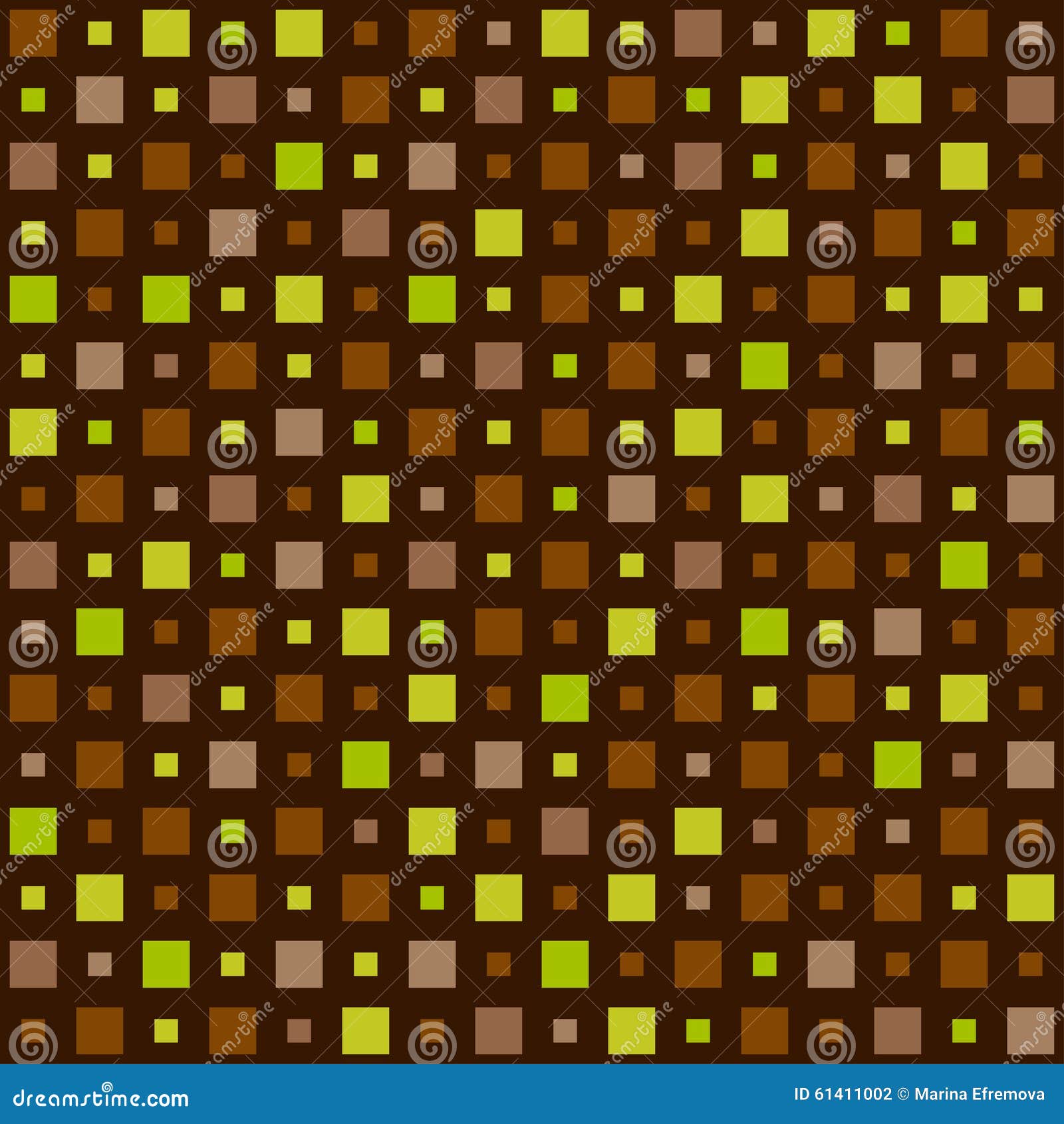 Seamless Squares Pattern. stock vector. Illustration of curve - 61411002